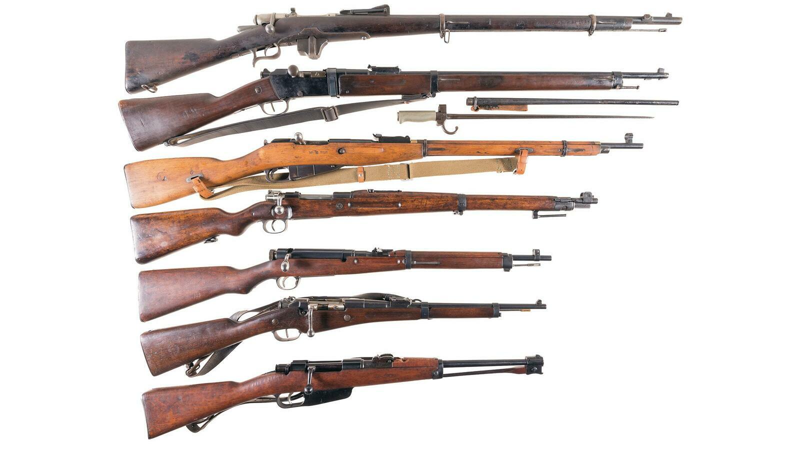 Seven European Military Bolt Action Rifles | Rock Island Auction