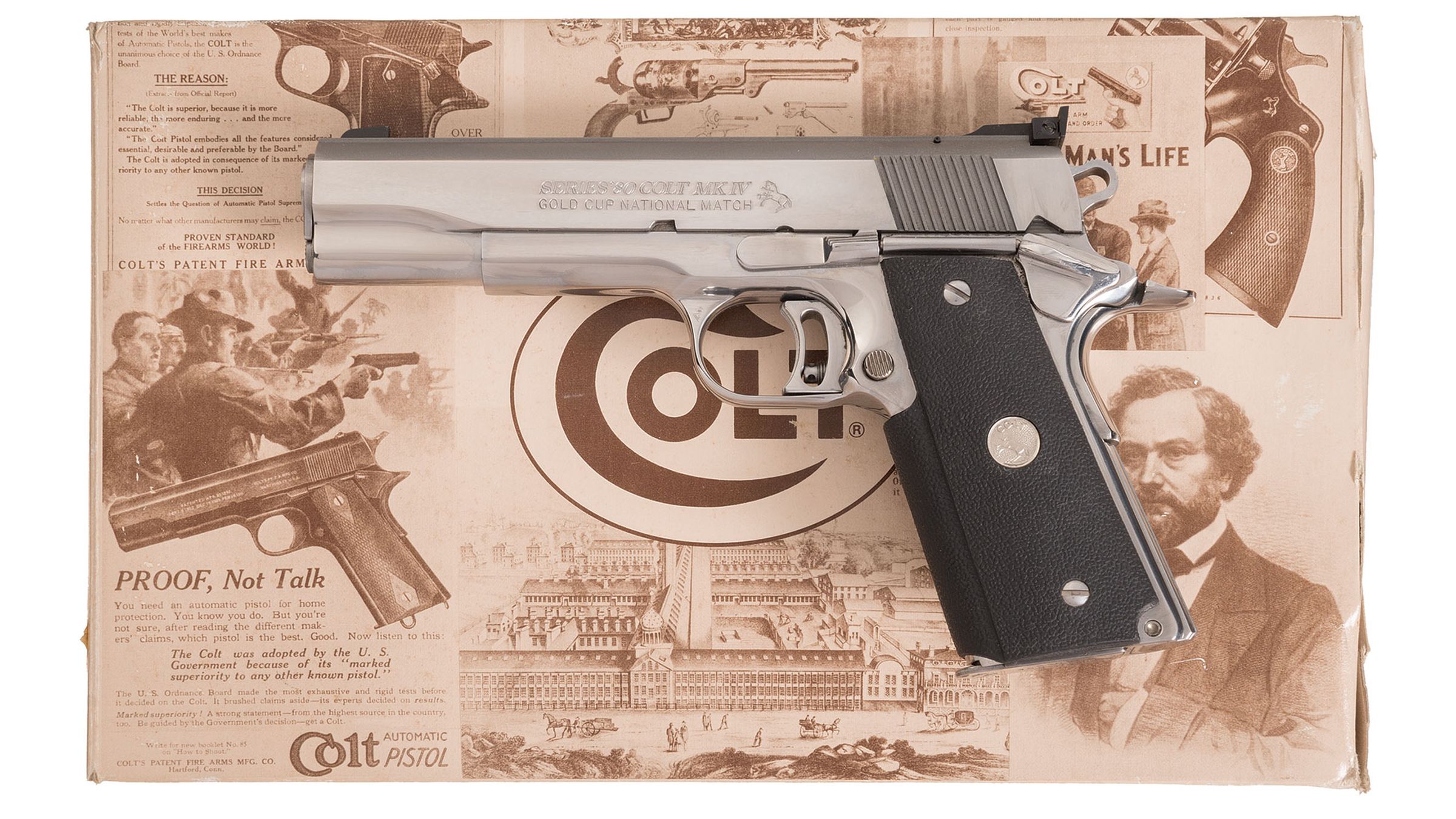 Colt Mk IV Series 80 Gold Cup National Match Pistol | Rock Island Auction