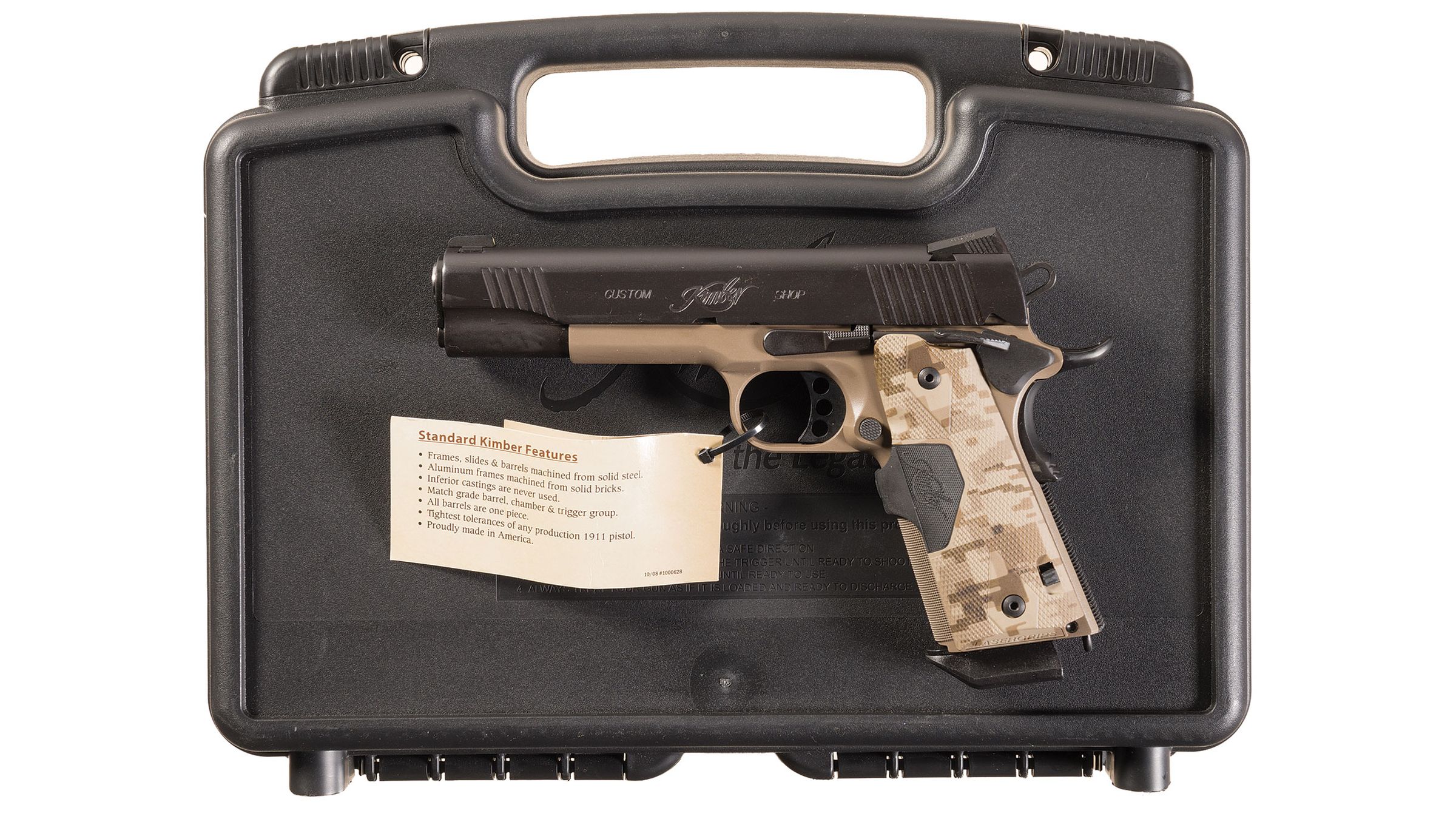 Kimber Custom Covert II Semi-Automatic Pistol with Case | Rock Island ...
