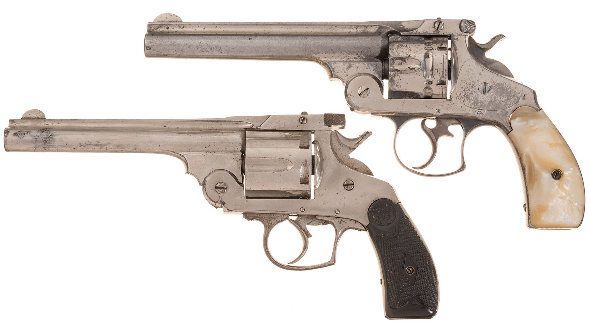 Two Antique Double Action Revolvers | Rock Island Auction