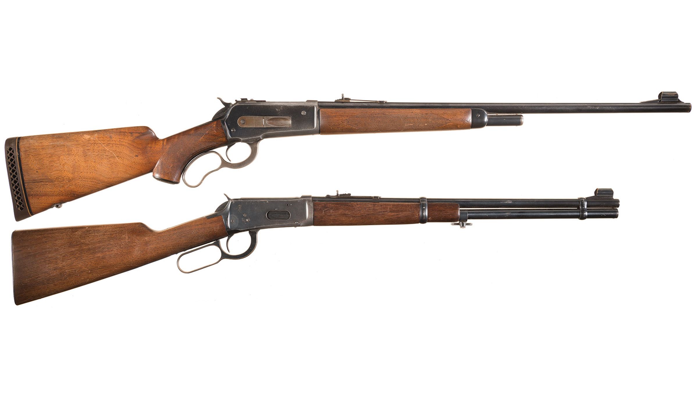 Two Winchester Lever Action Long Guns | Rock Island Auction