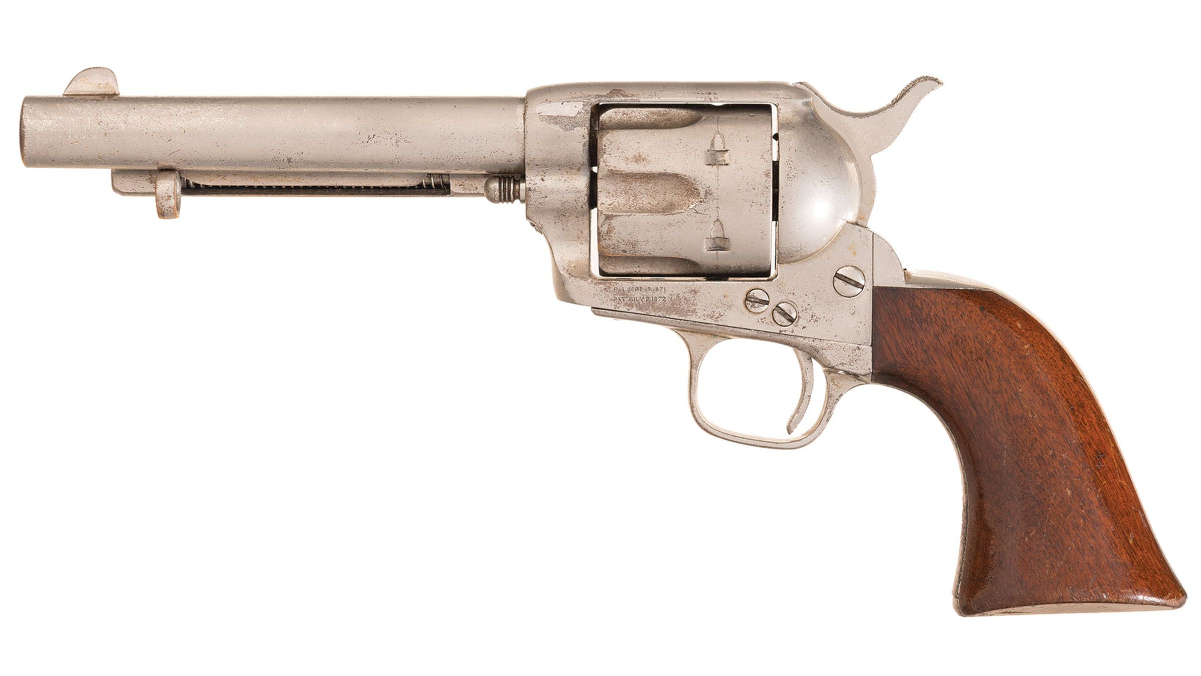 Black Powder Colt Single Action Army Revolver in .45 Boxer | Rock ...