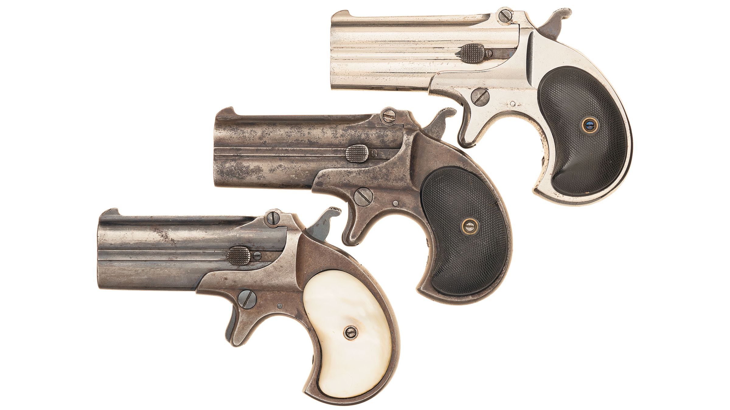 Three Remington Arms Co. Type II Double Derringers | Rock Island Auction