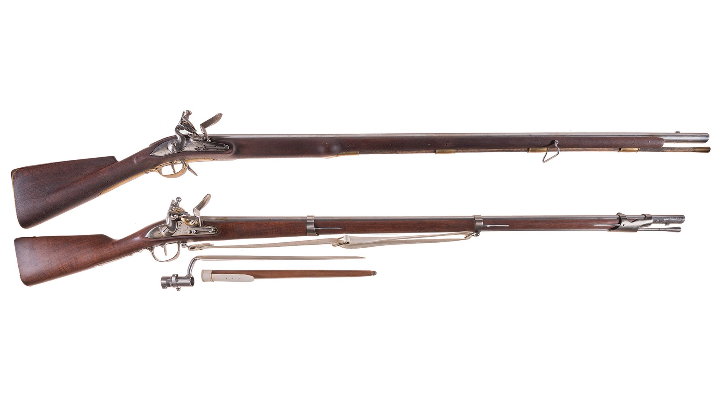 Two Reproduction Flintlock Muskets | Rock Island Auction