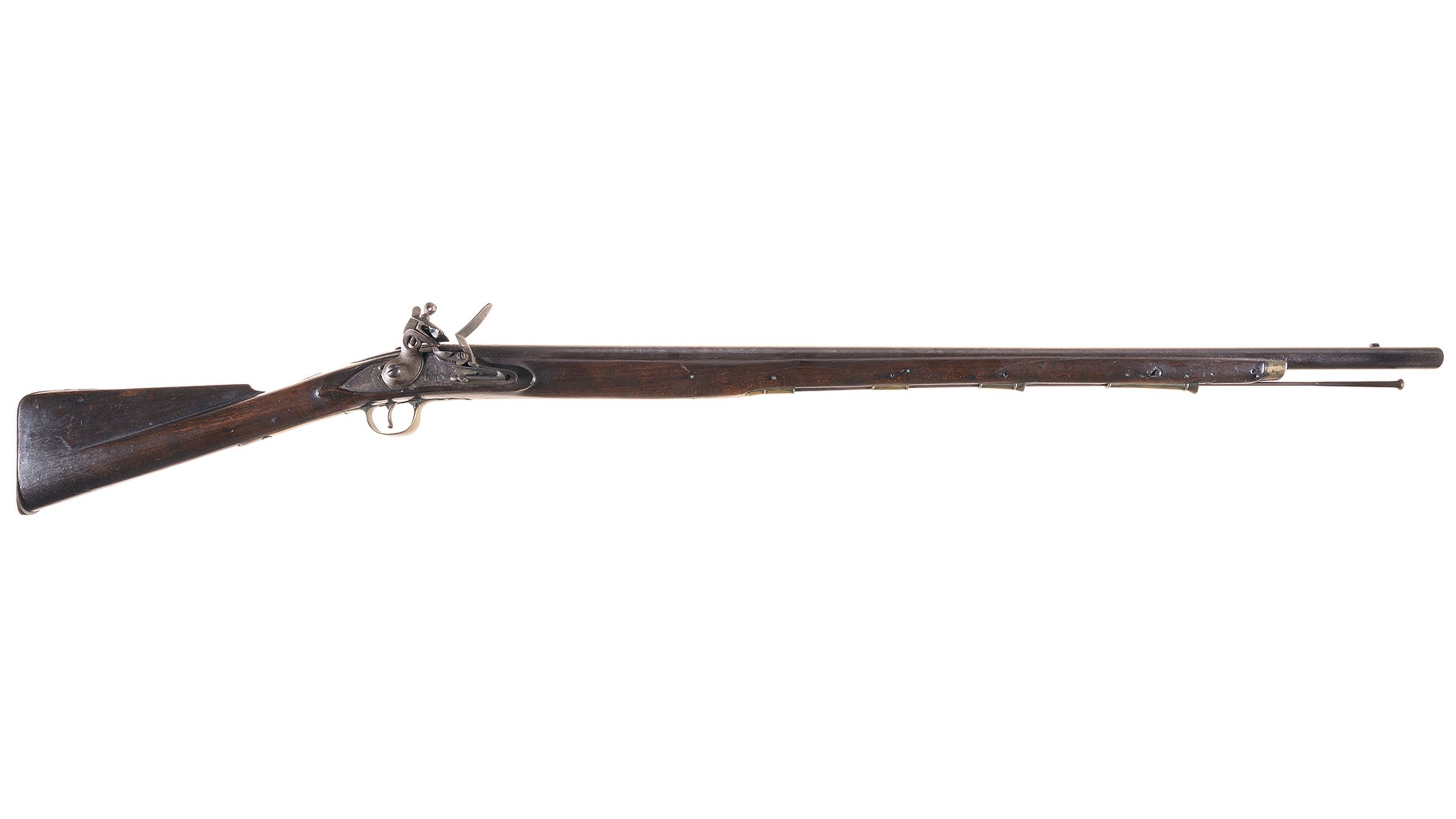 Brown Bess Type Flintlock Musket with Elephant Lock Marking | Rock ...