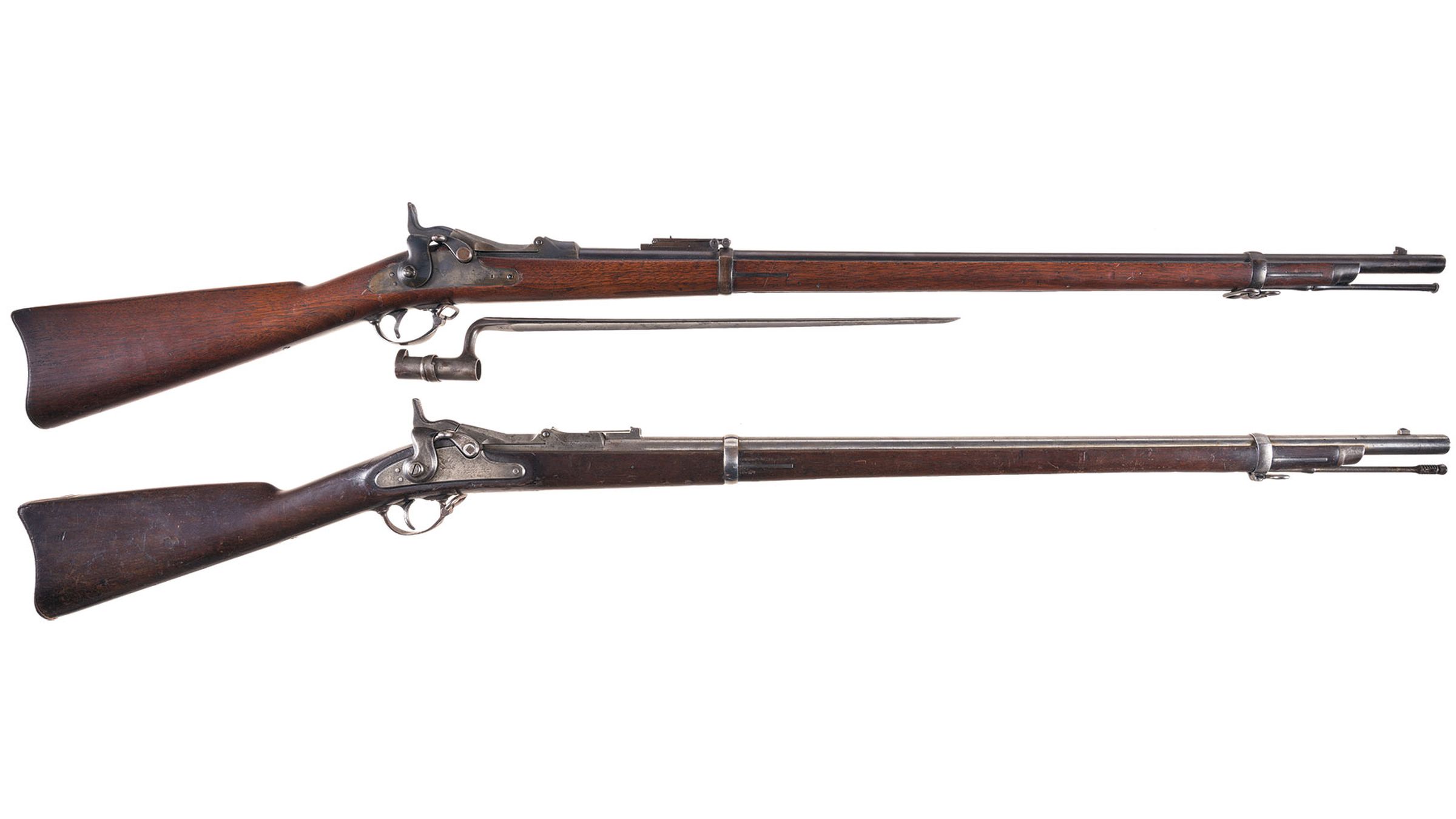 Two U.S. Springfield Trapdoor Rifles | Rock Island Auction