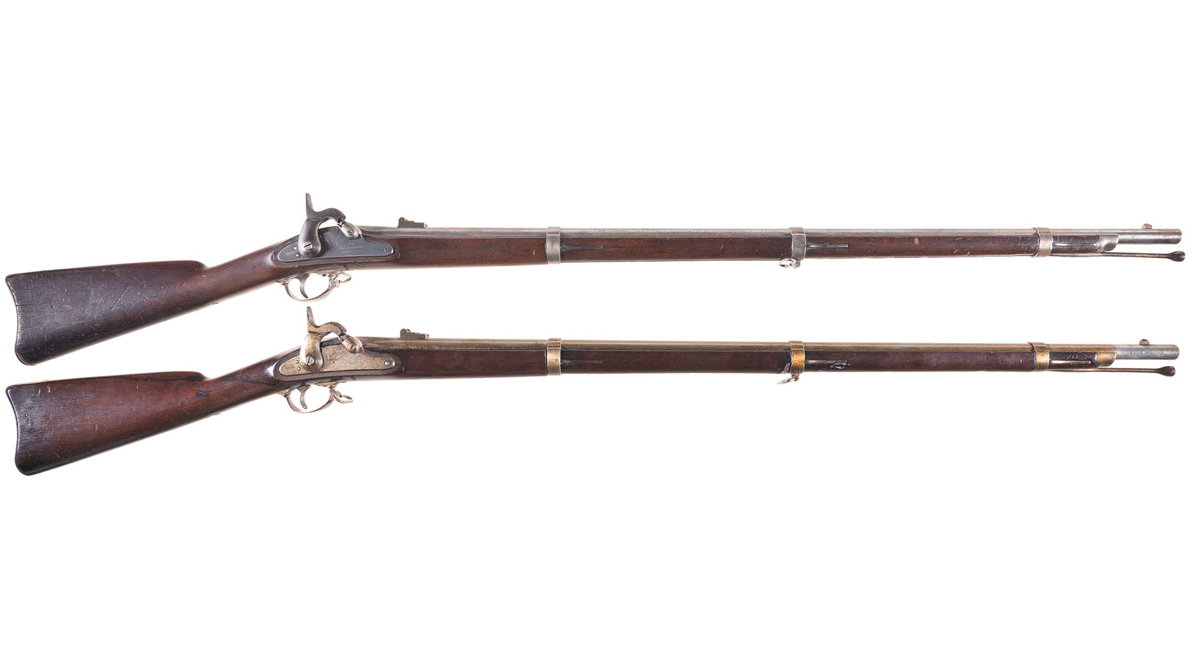 Two Civil War Contract Model 1861 Percussion Rifle-Muskets | Rock ...