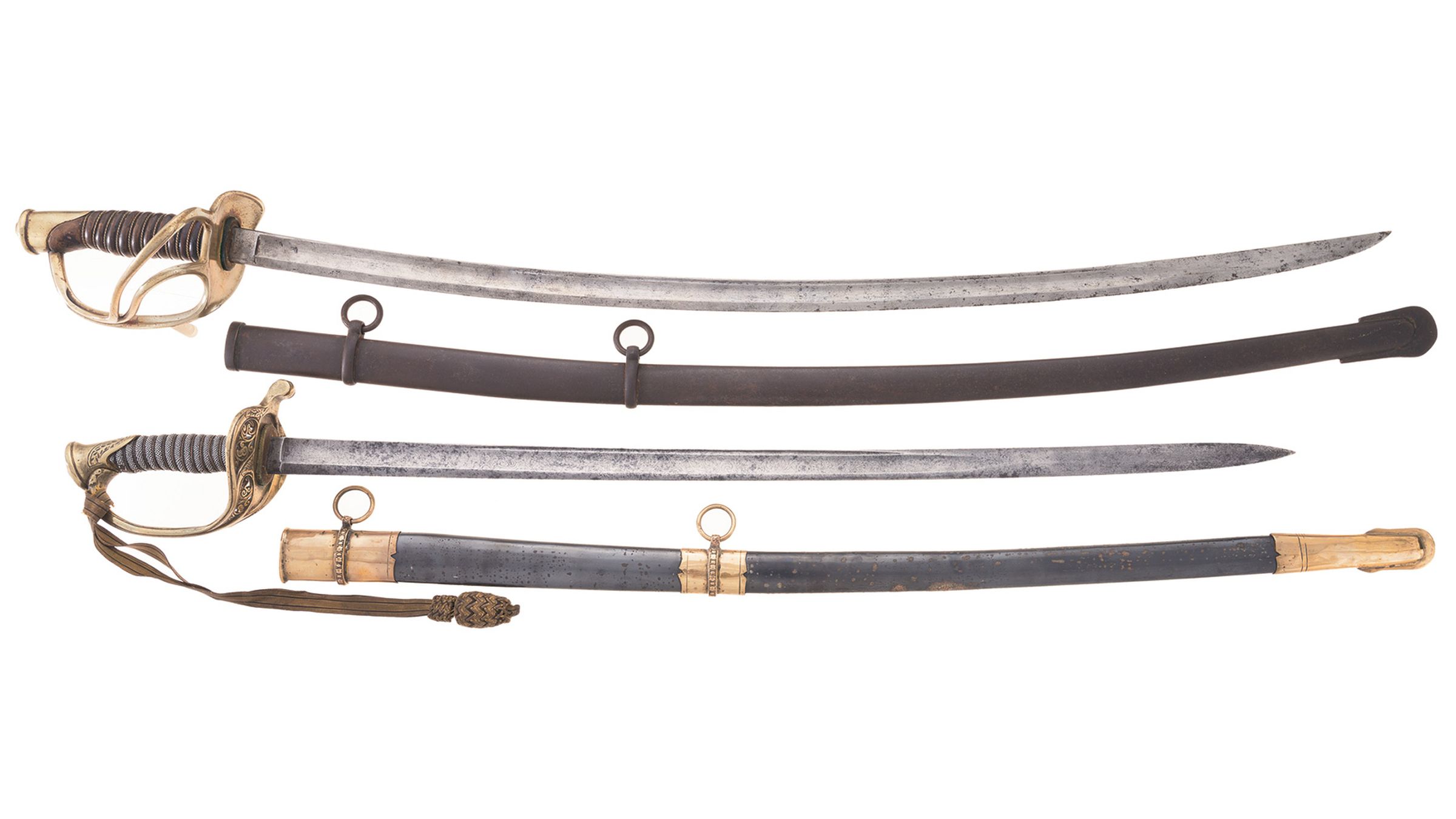 Two American Military Swords with Scabbards | Rock Island Auction