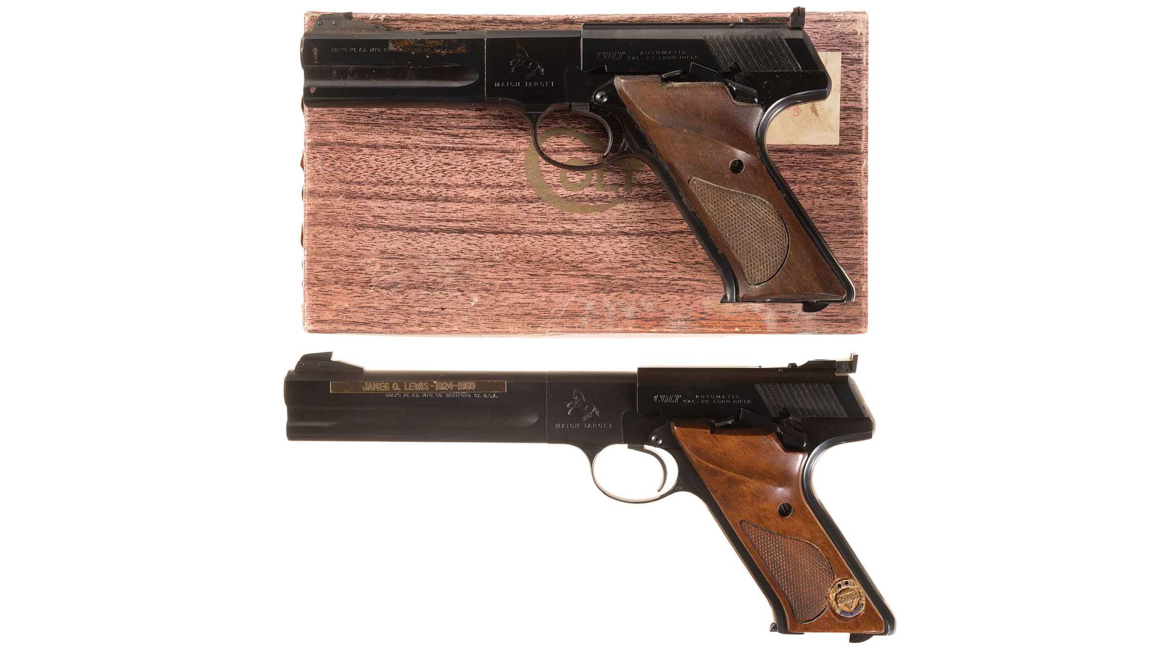 Two Colt Match Target Semi-Automatic Pistols | Rock Island Auction