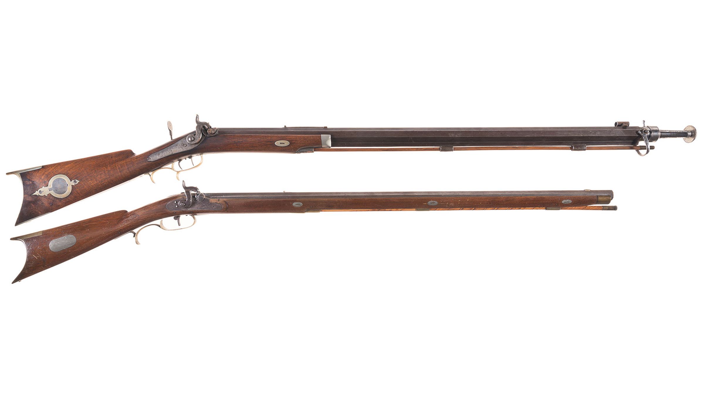 Two Antique American Percussion Rifles | Rock Island Auction