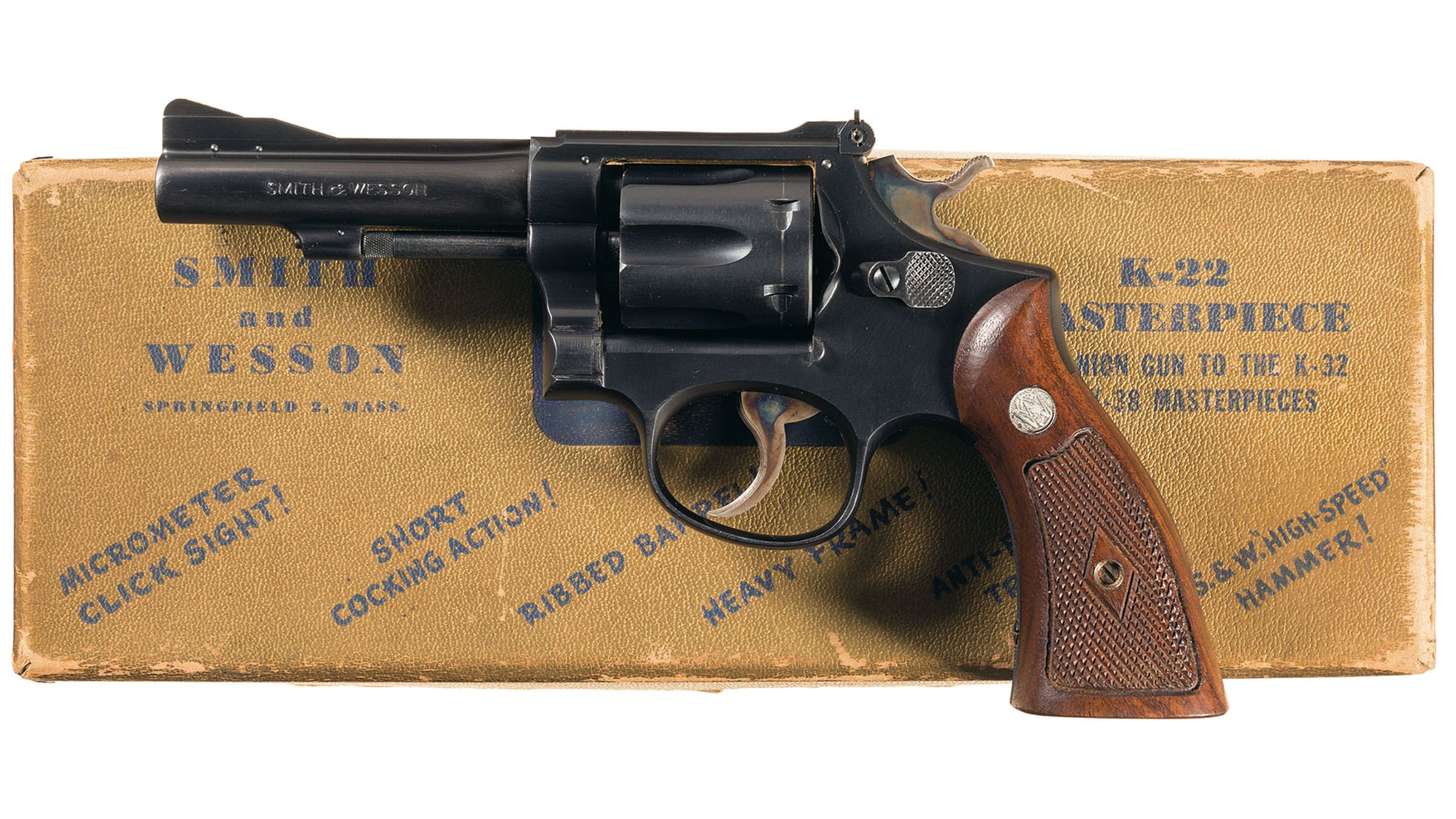 Smith & Wesson K-22 Combat Masterpiece Revolver | Rock Island Auction