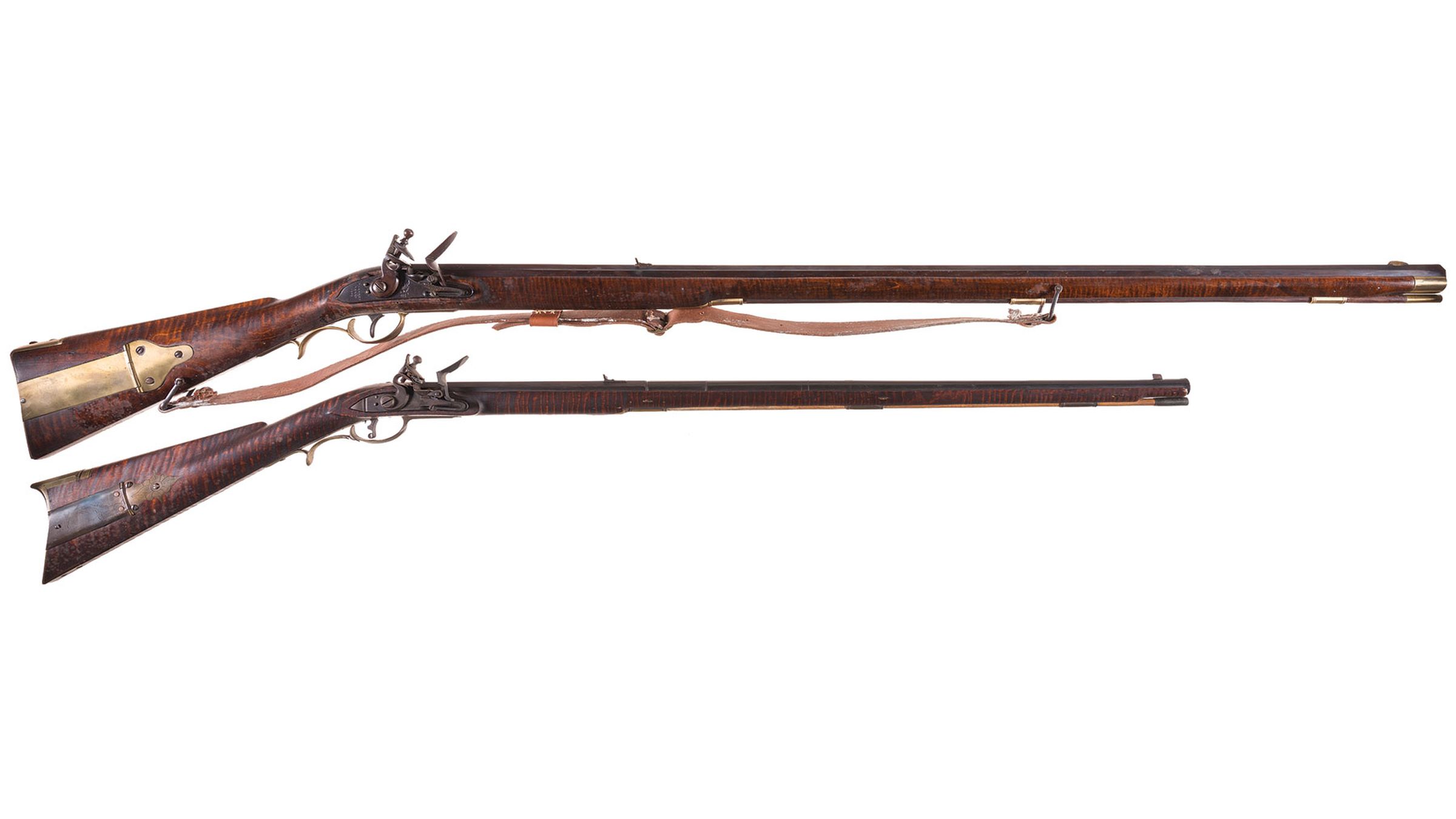 Two Contemporary American Flintlock Rifles | Rock Island Auction
