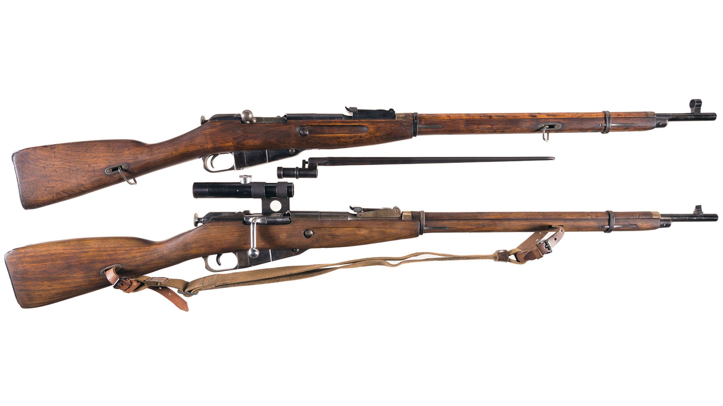 Two Soviet Mosin Nagant 91/30 Bolt Action Rifles | Rock Island Auction