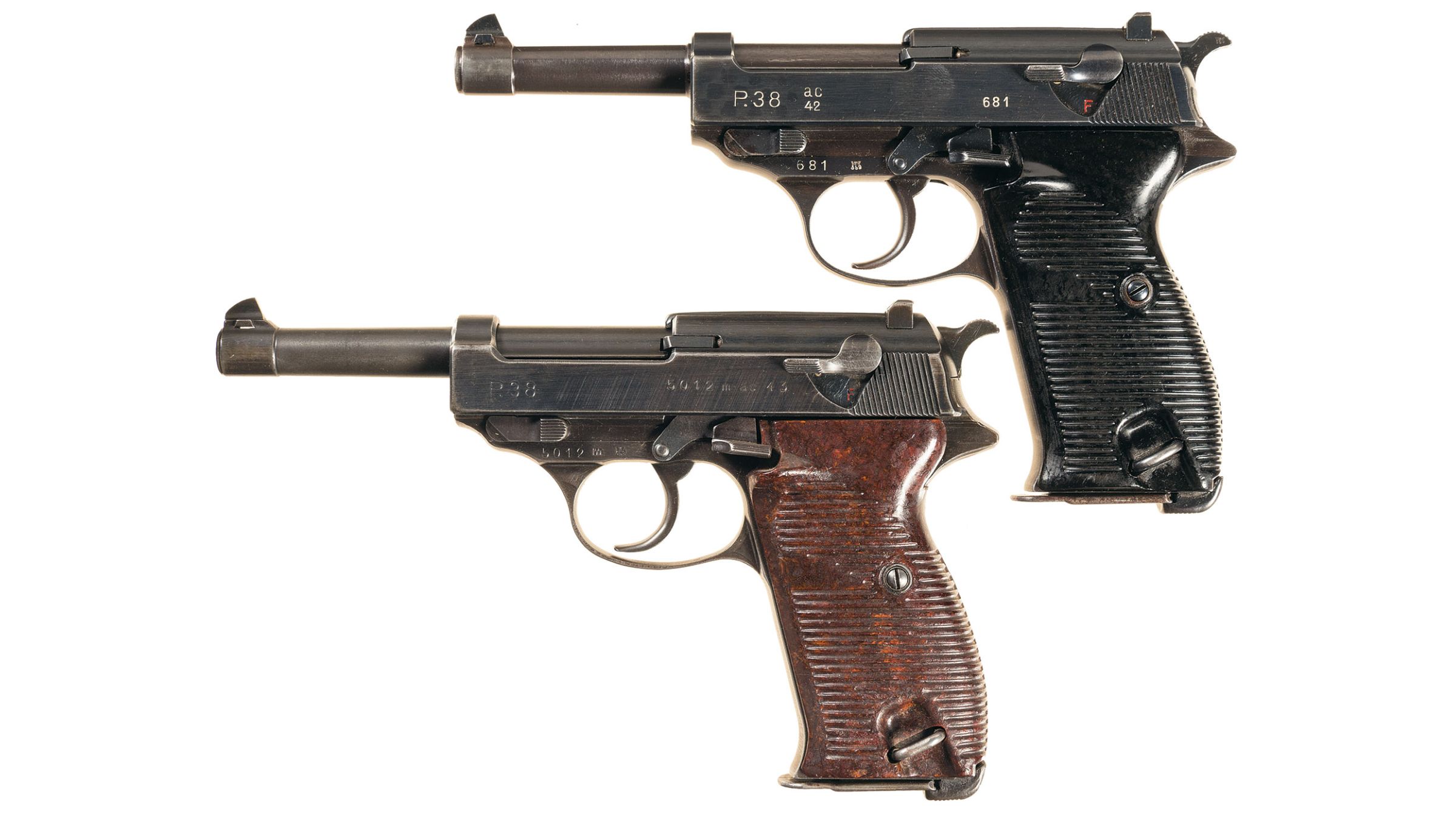 Two World War II Nazi P.38 Pistols | Rock Island Auction