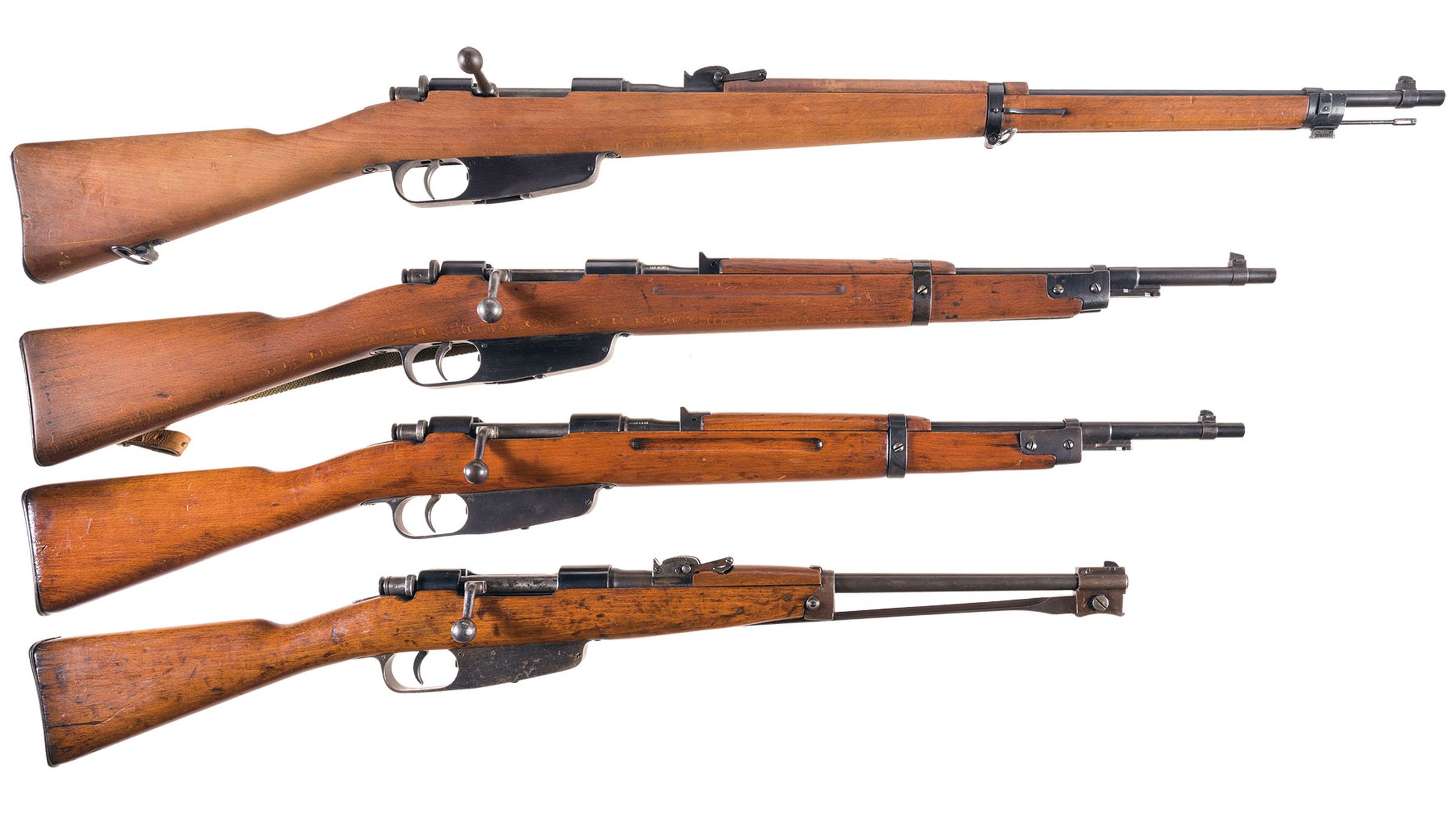 Four Italian Military Bolt Action Longarms | Rock Island Auction