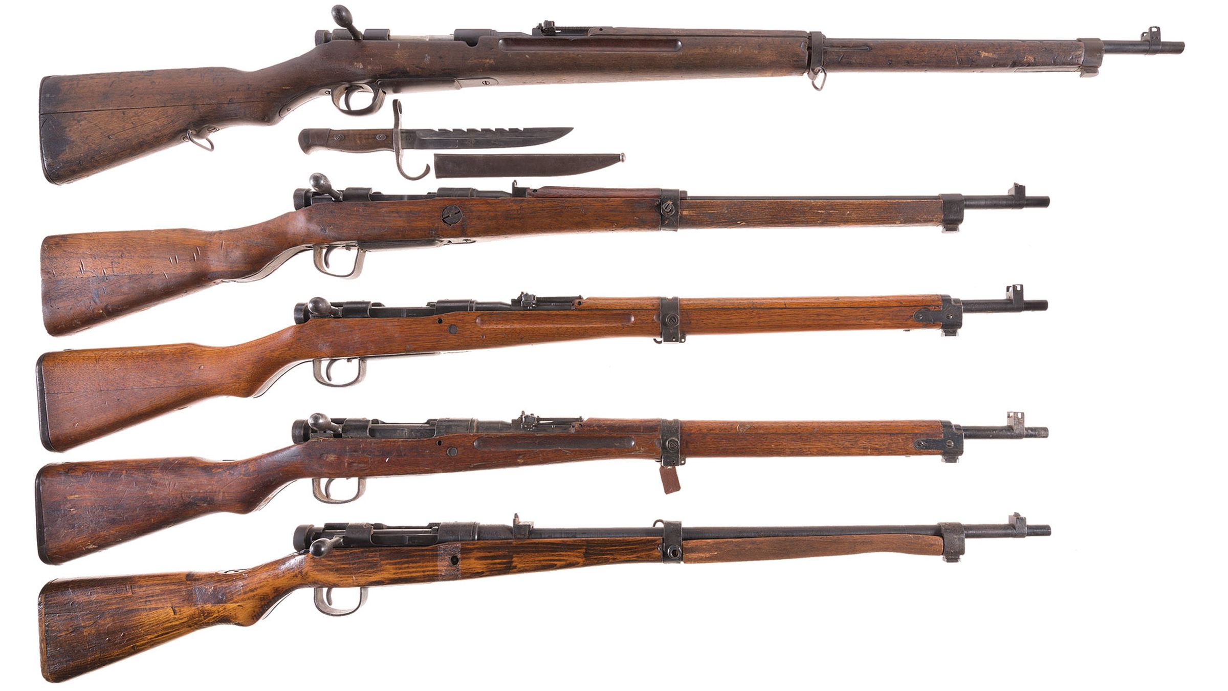 Five Japanese Military Bolt Action Rifles | Rock Island Auction