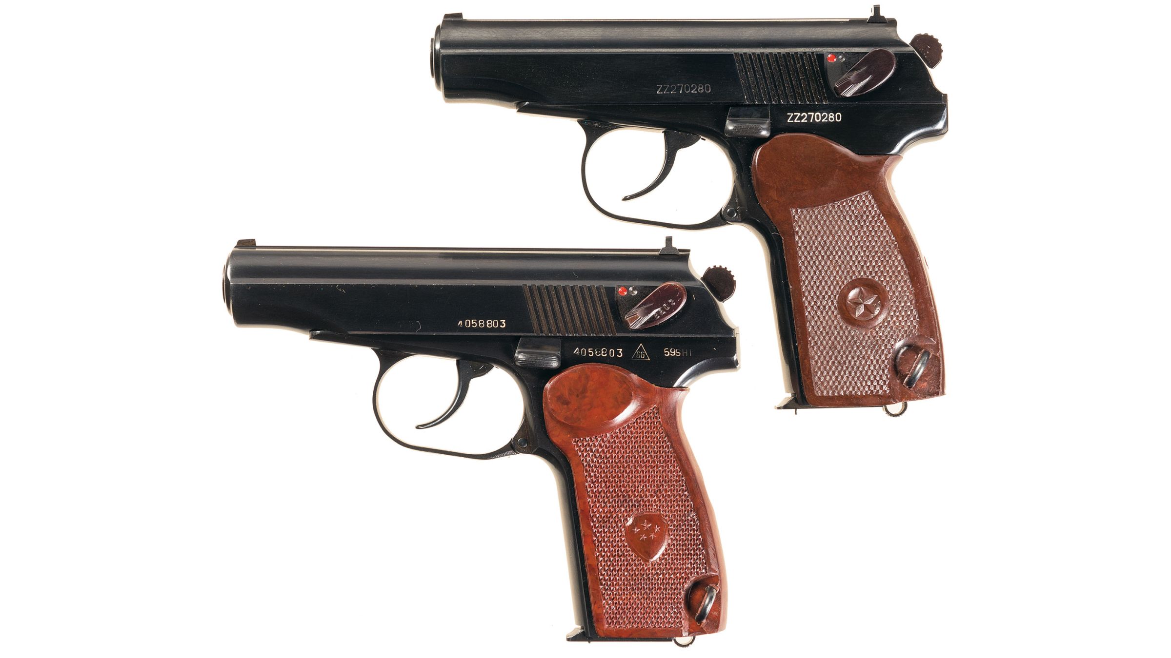 Two Makarov Semi-Automatic Pistols | Rock Island Auction