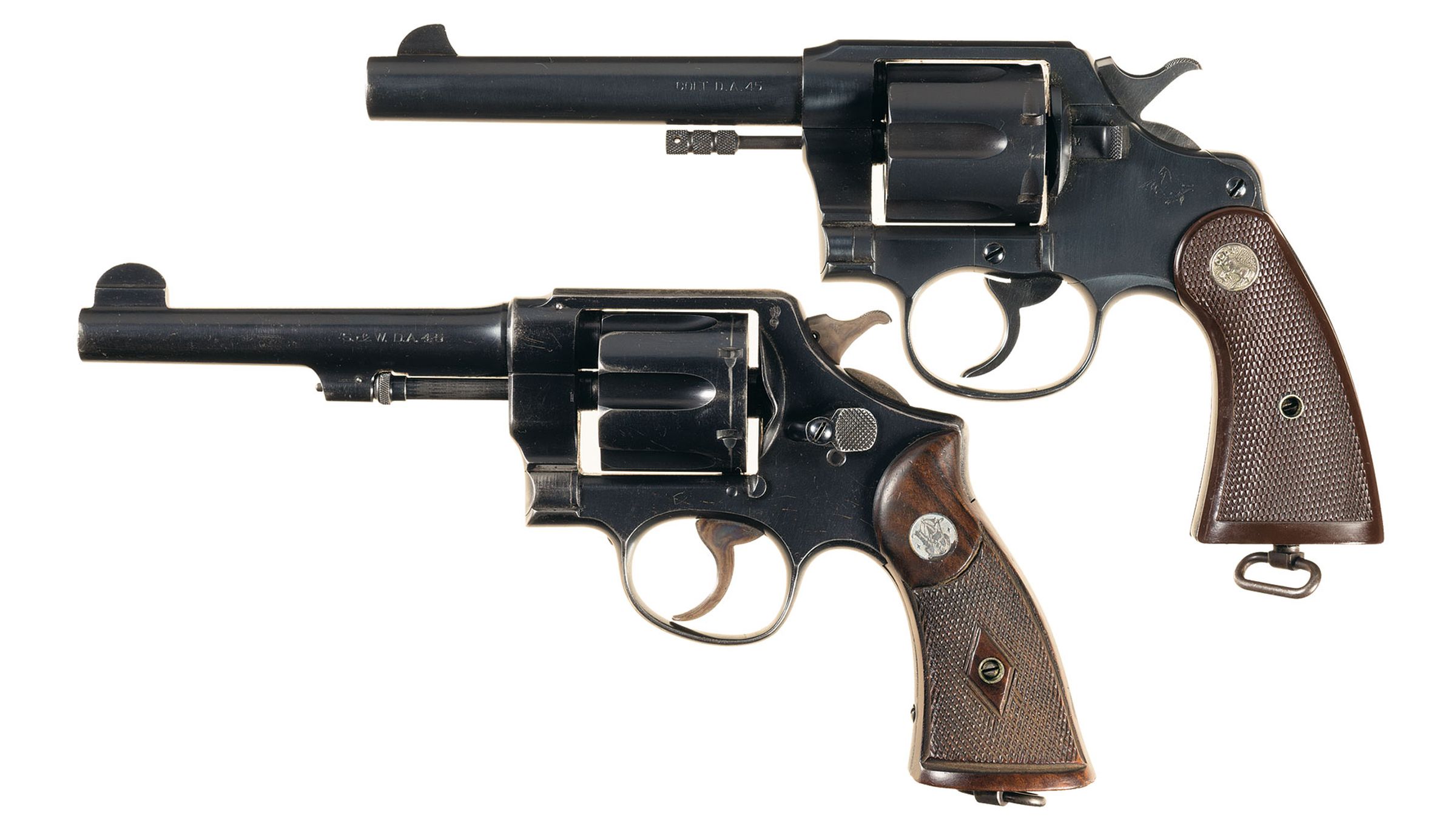 Two U.S. Military Double Action Revolvers | Rock Island Auction