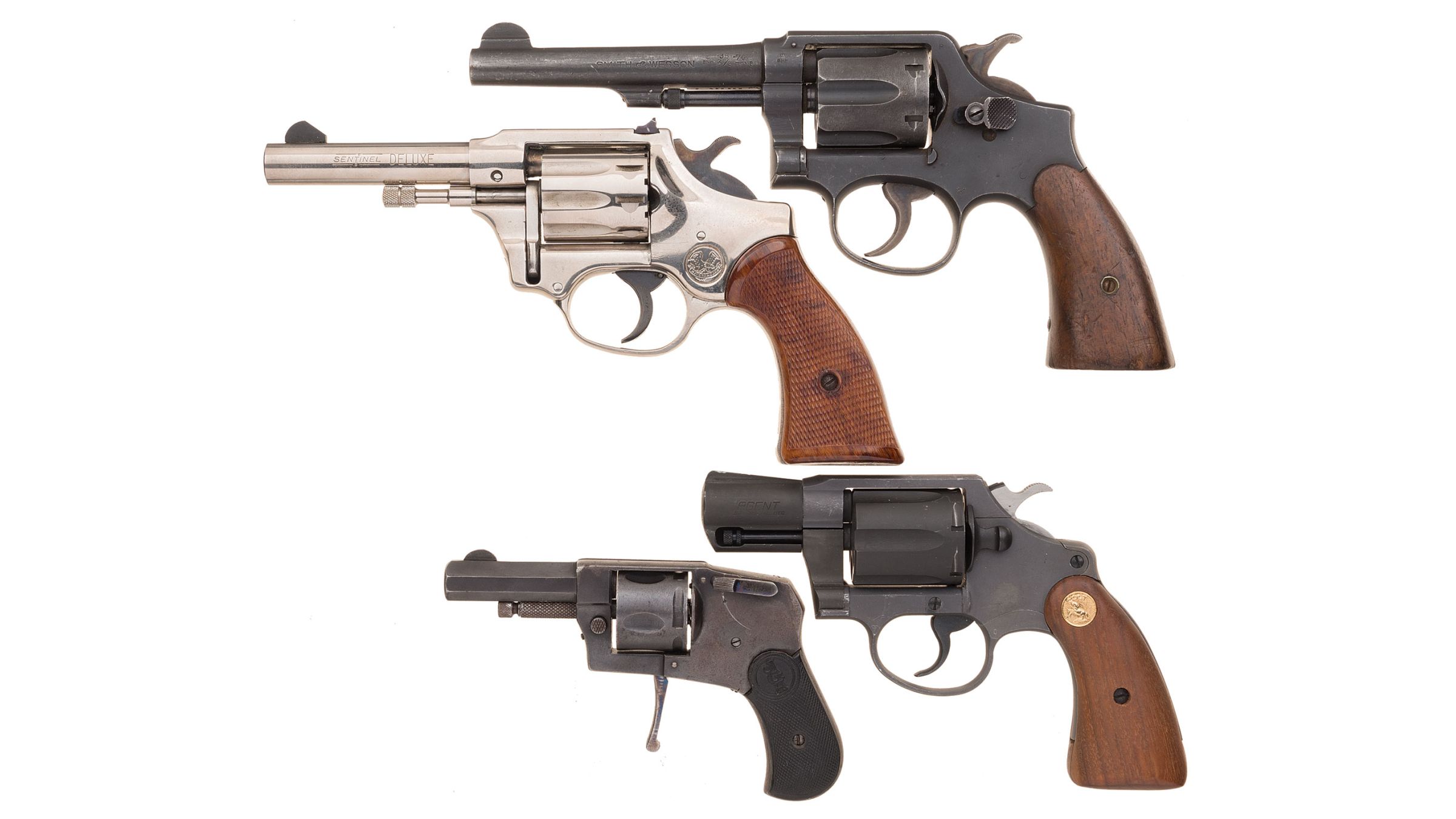 Four Double Action Revolvers | Rock Island Auction
