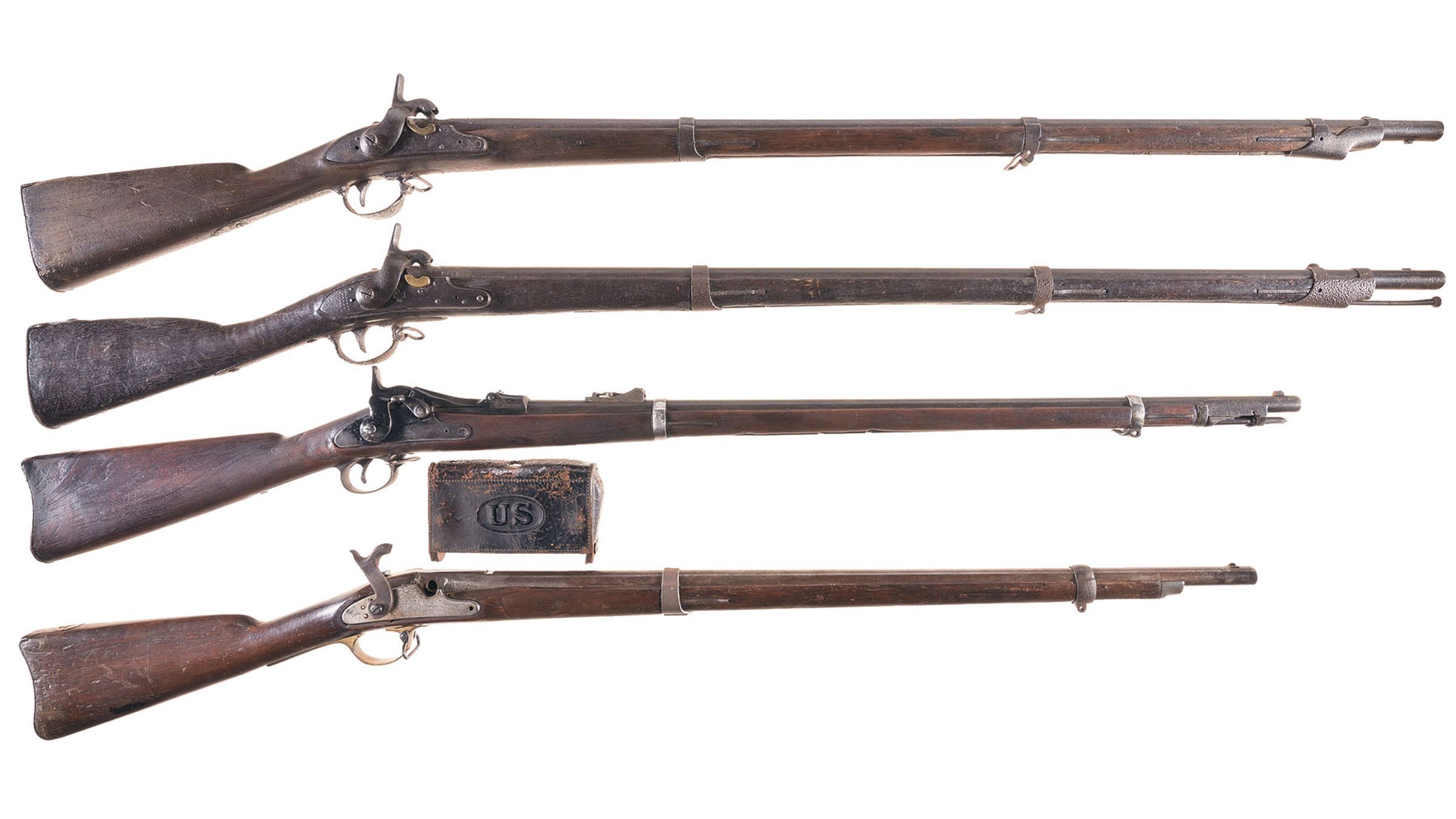 Four Antique U.S. Military Long Guns | Rock Island Auction