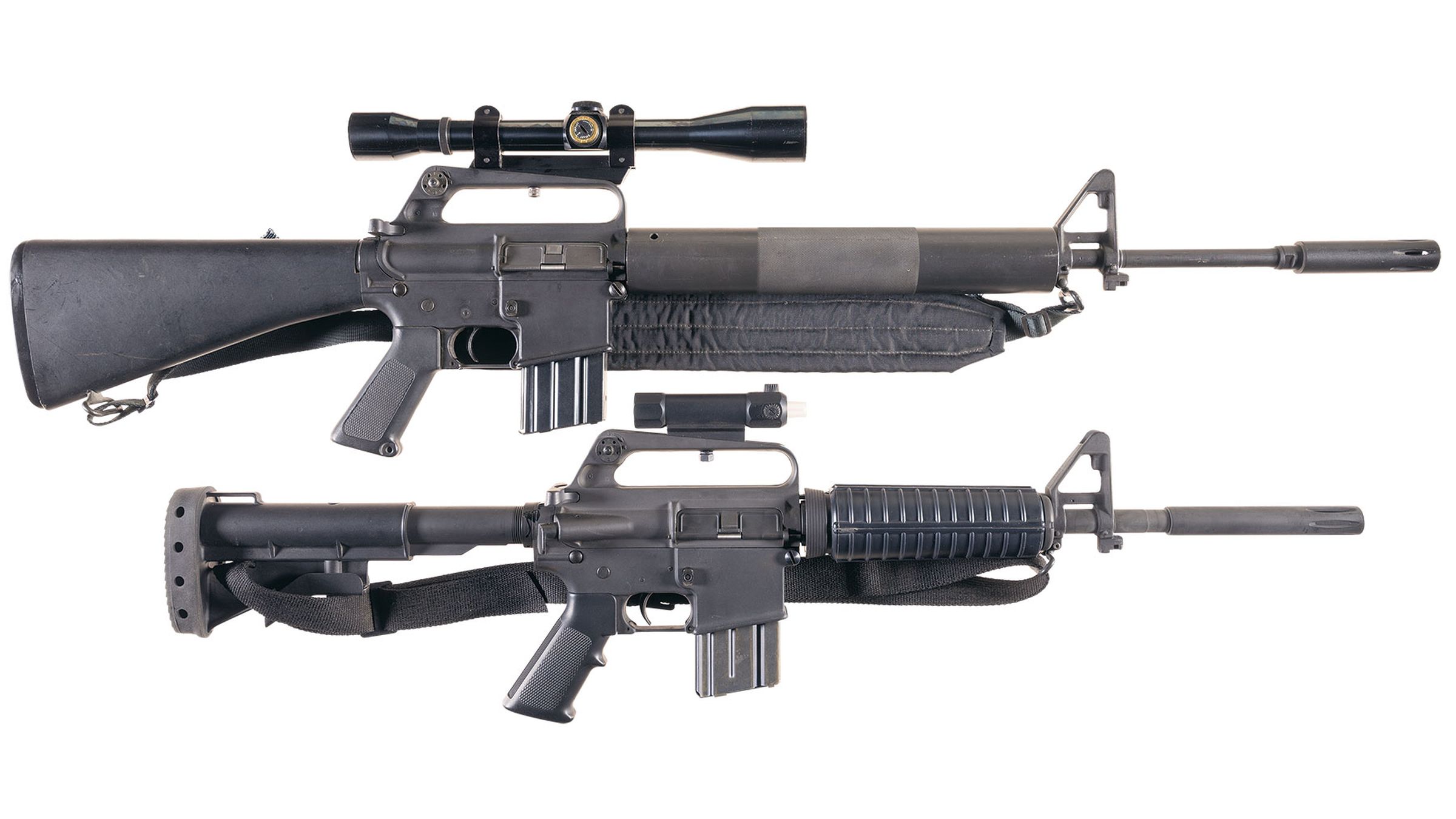 Two Colt AR-15 Semi-Automatic Long Guns | Rock Island Auction