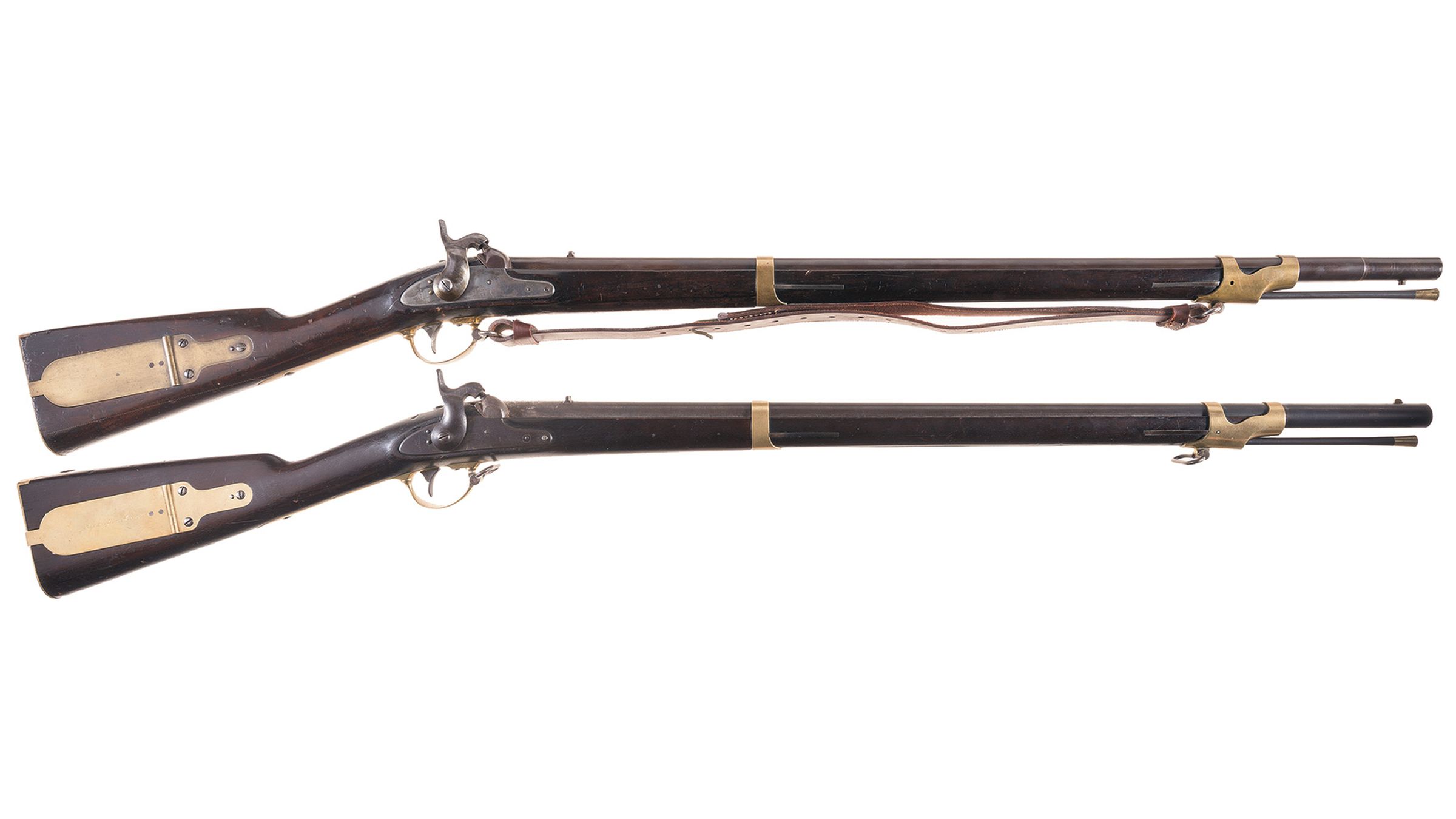 Two U.S. Model 1841 Percussion Mississippi Rifles with Bayonets | Rock ...