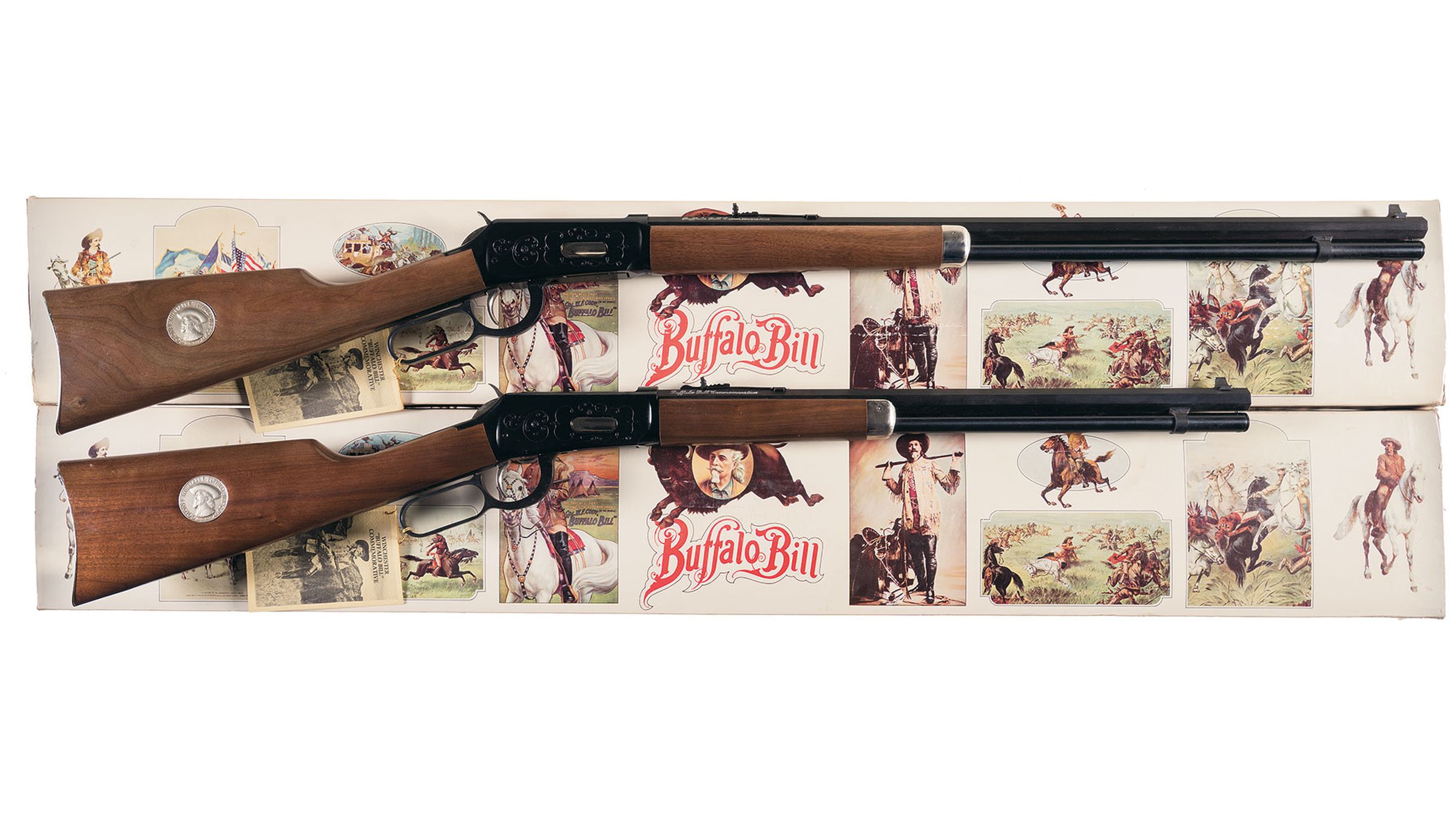 Two Winchester Buffalo Bill Commemorative Long Guns | Rock Island Auction