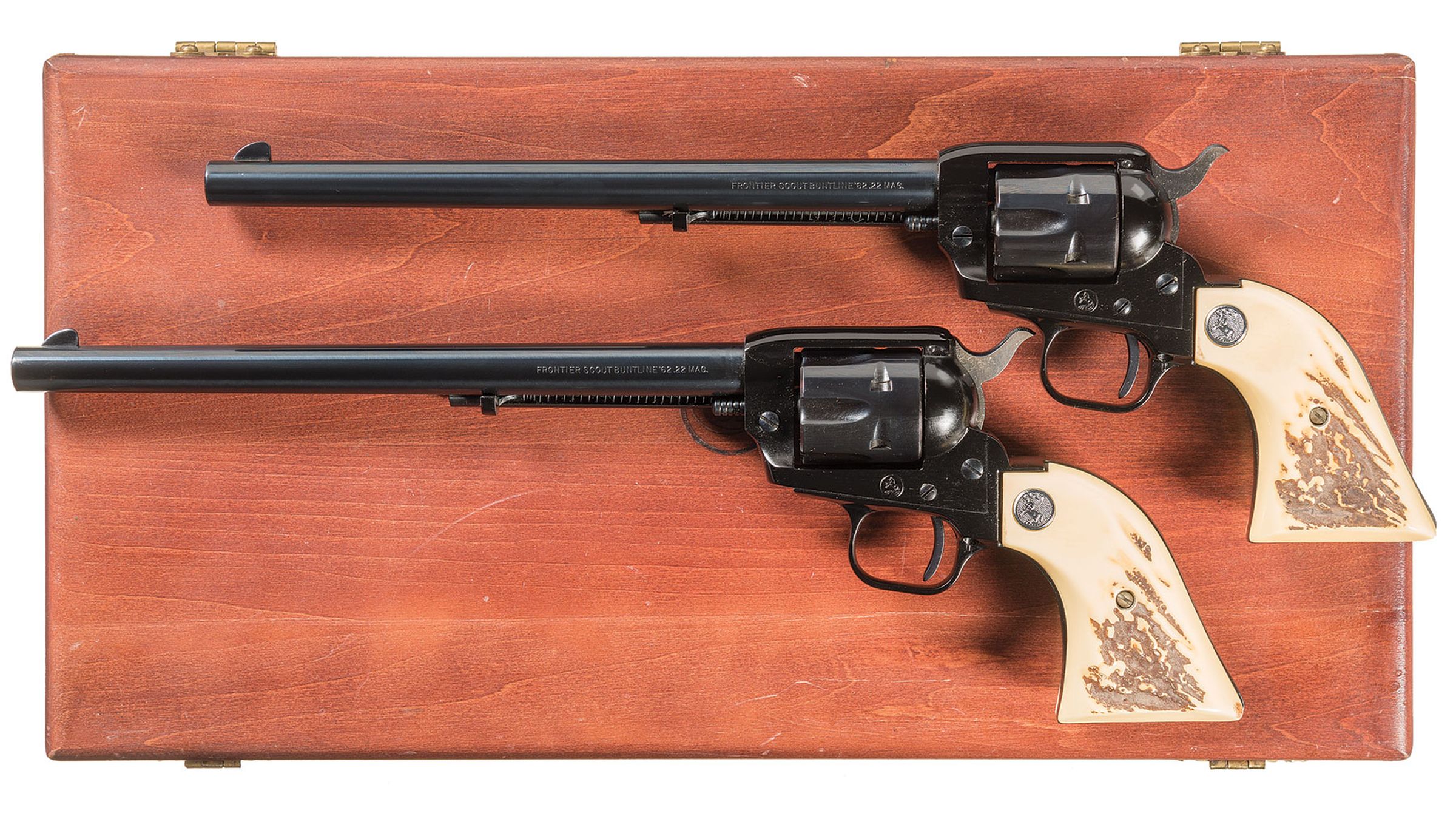 Documented Cased Pair of Colt Buntline Frontier Scout Revolvers | Rock ...