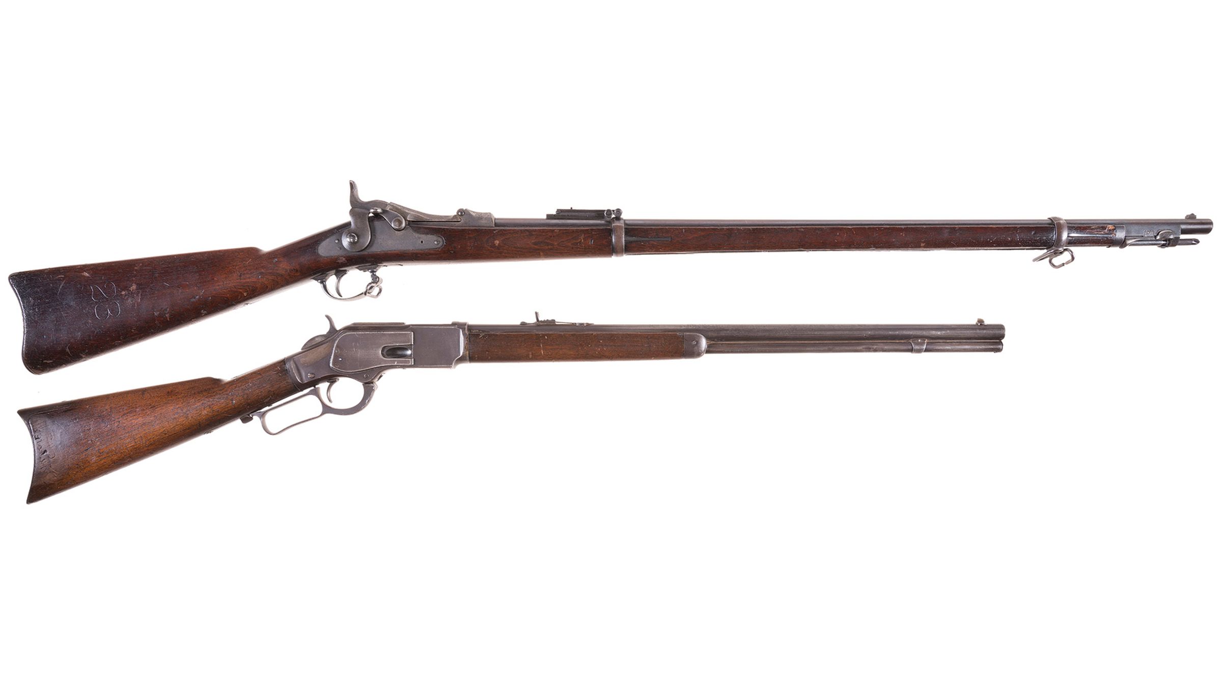 Two Antique American Rifles | Rock Island Auction