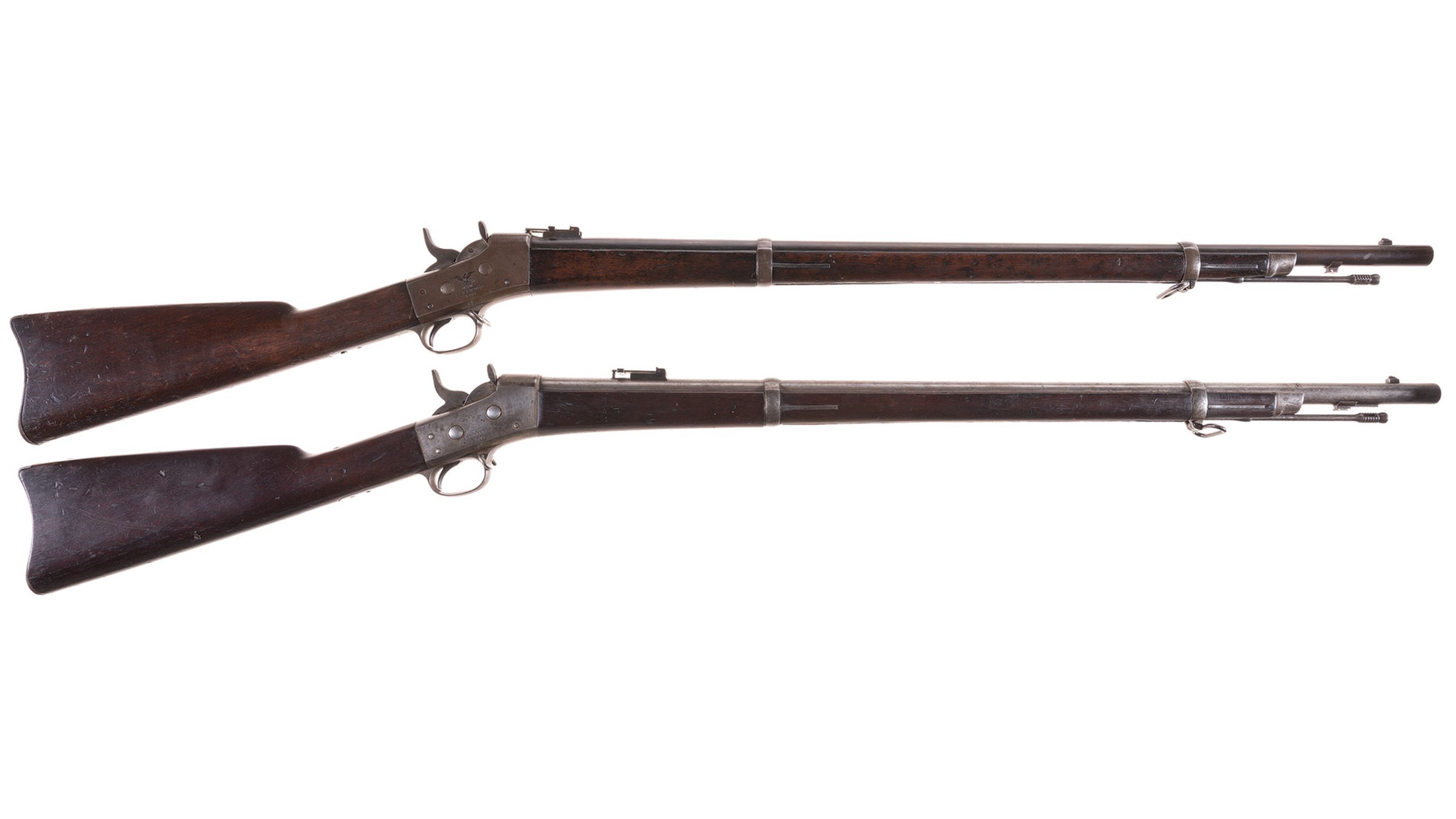 Two U.S. Navy Springfield Model 1870 Rolling Block Rifles | Rock Island ...