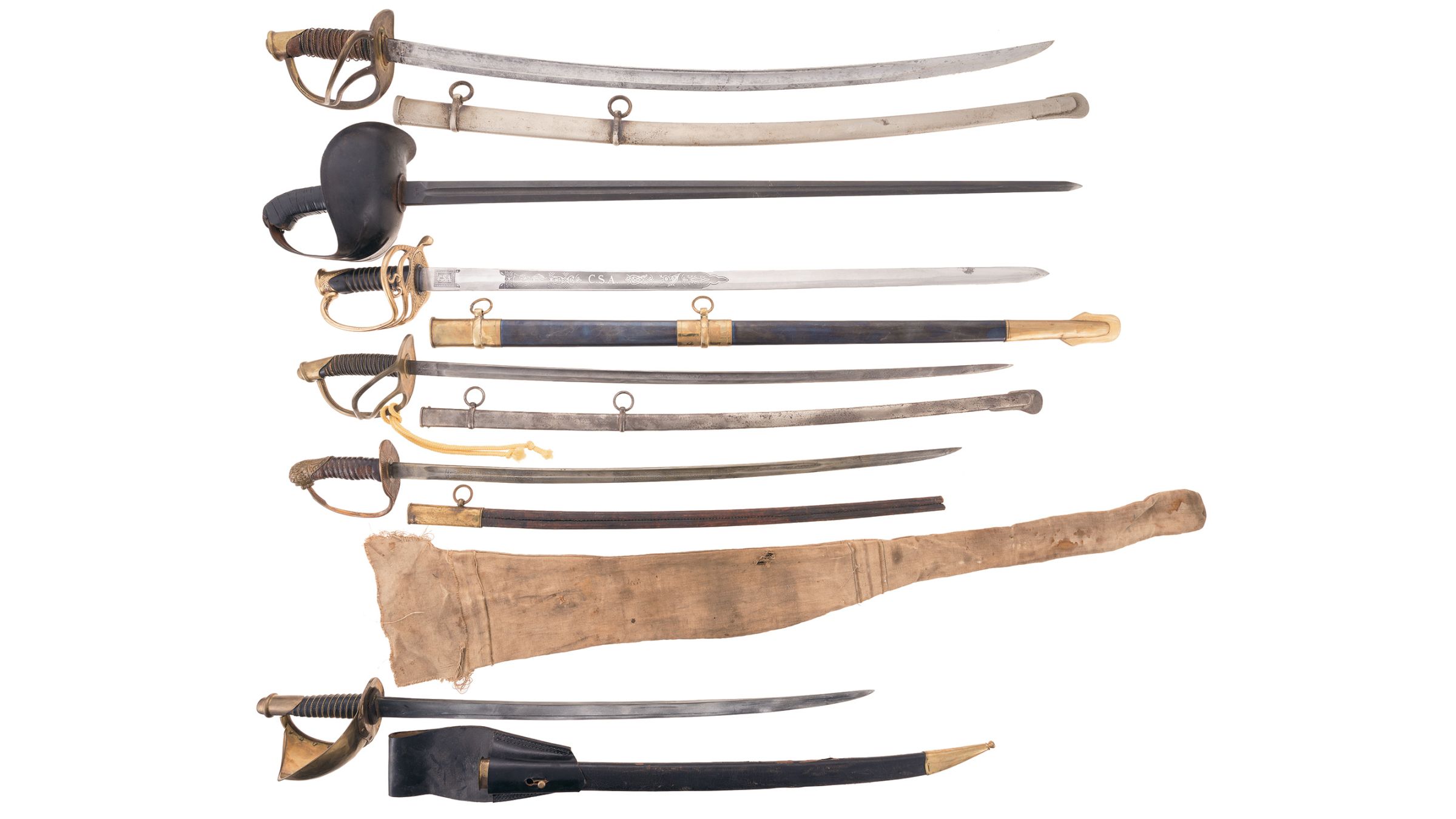 Six American Style Swords | Rock Island Auction