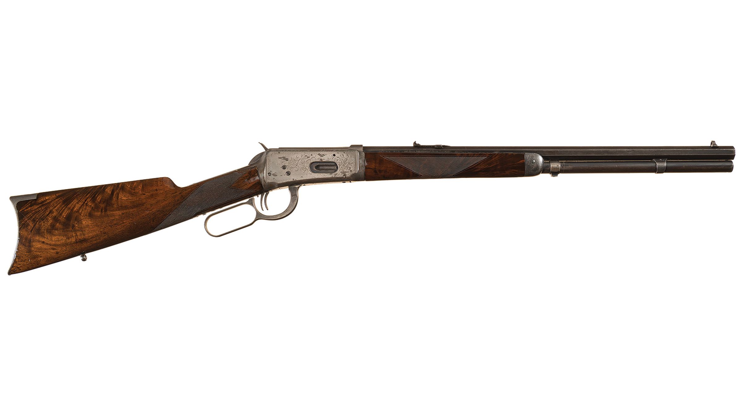 Engraved Winchester Deluxe Style Model 1894 Lever Action Rifle | Rock ...