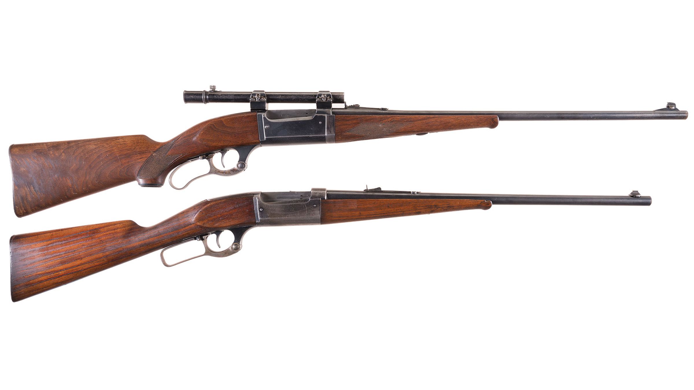 Two Savage Lever Action Rifles -A) Savage Model 99G Rifle | Rock Island ...
