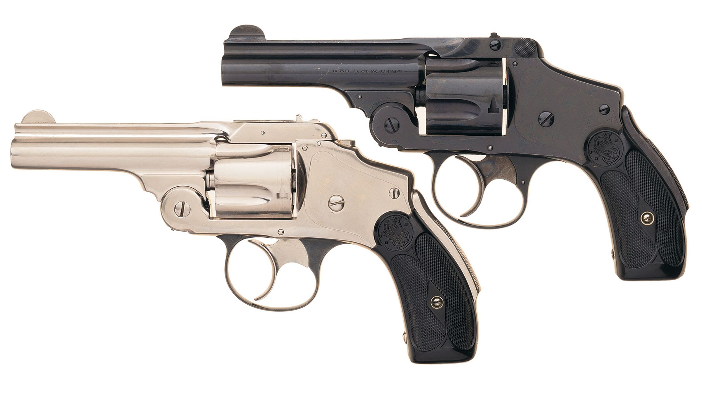 Two Smith & Wesson Safety Hammerless Revolvers | Rock Island Auction