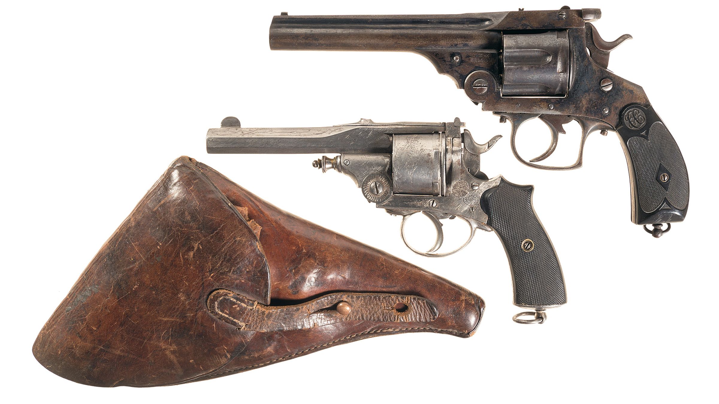 Two European Top Break Double Action Revolvers | Rock Island Auction
