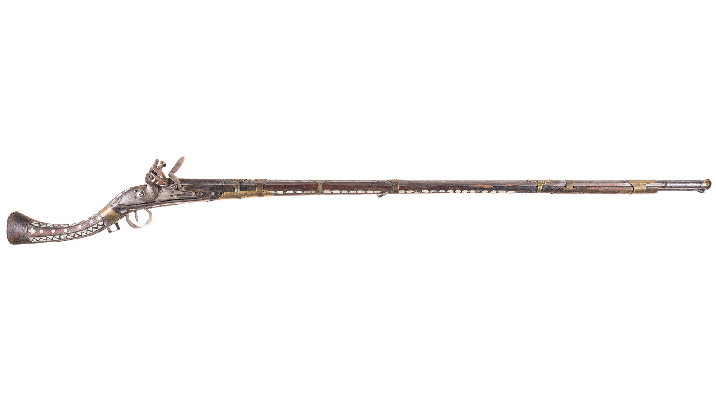 Ornate Jezail Flintlock Musket | Rock Island Auction