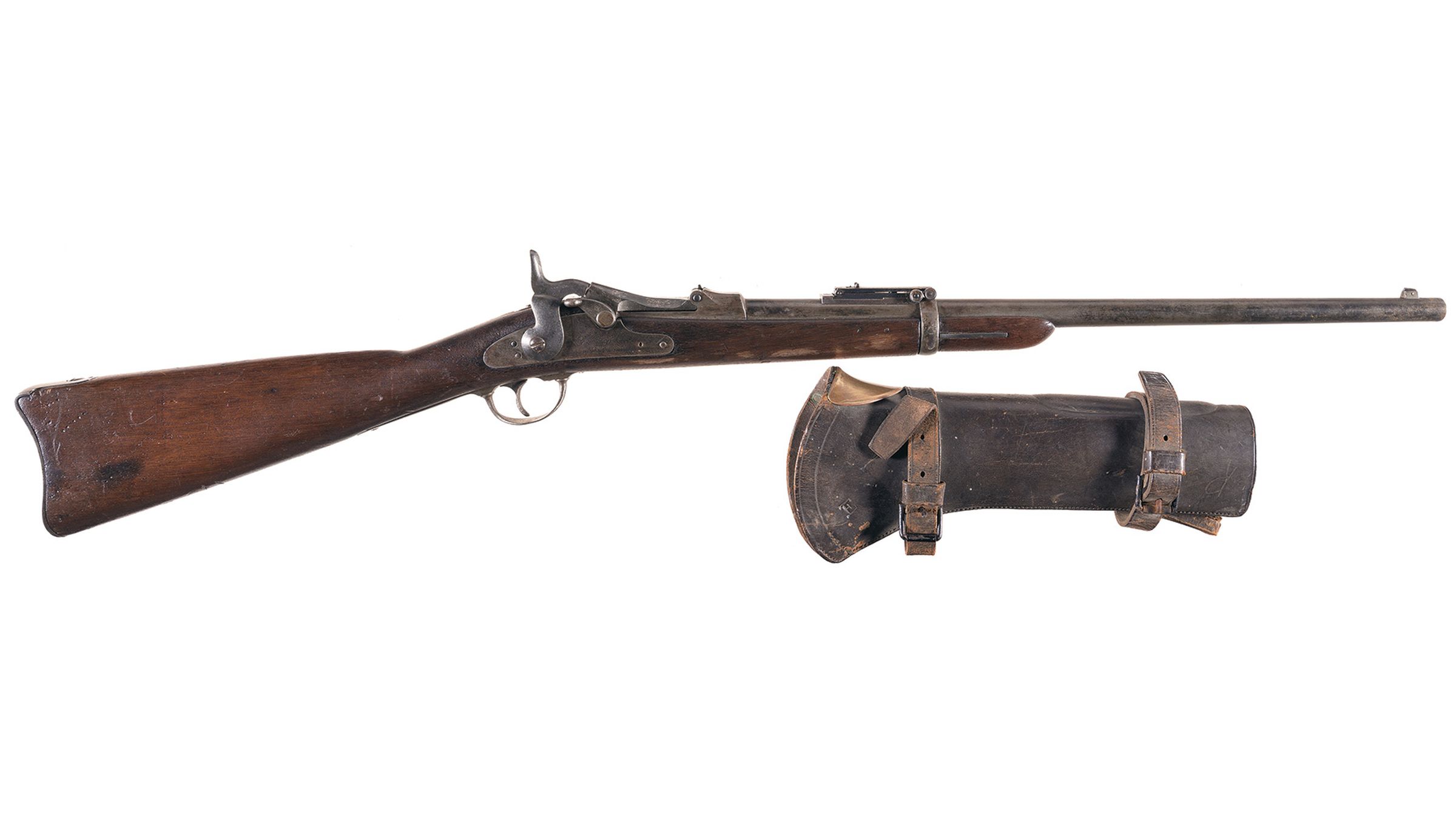 Springfield Model 1884 Trapdoor Saddle Ring Carbine with Boot | Rock ...