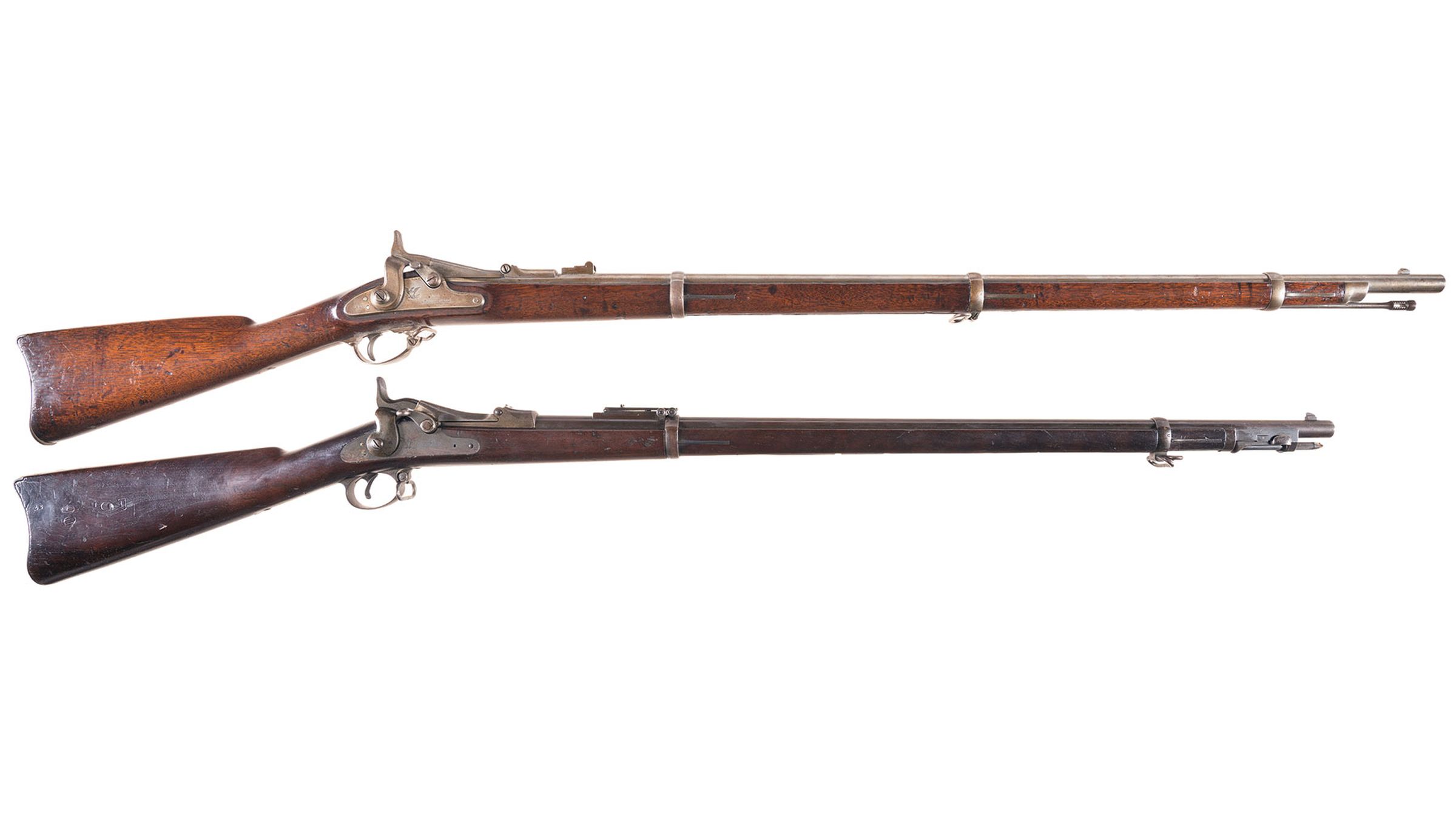 Two U.S. Springfield Trapdoor Rifles | Rock Island Auction