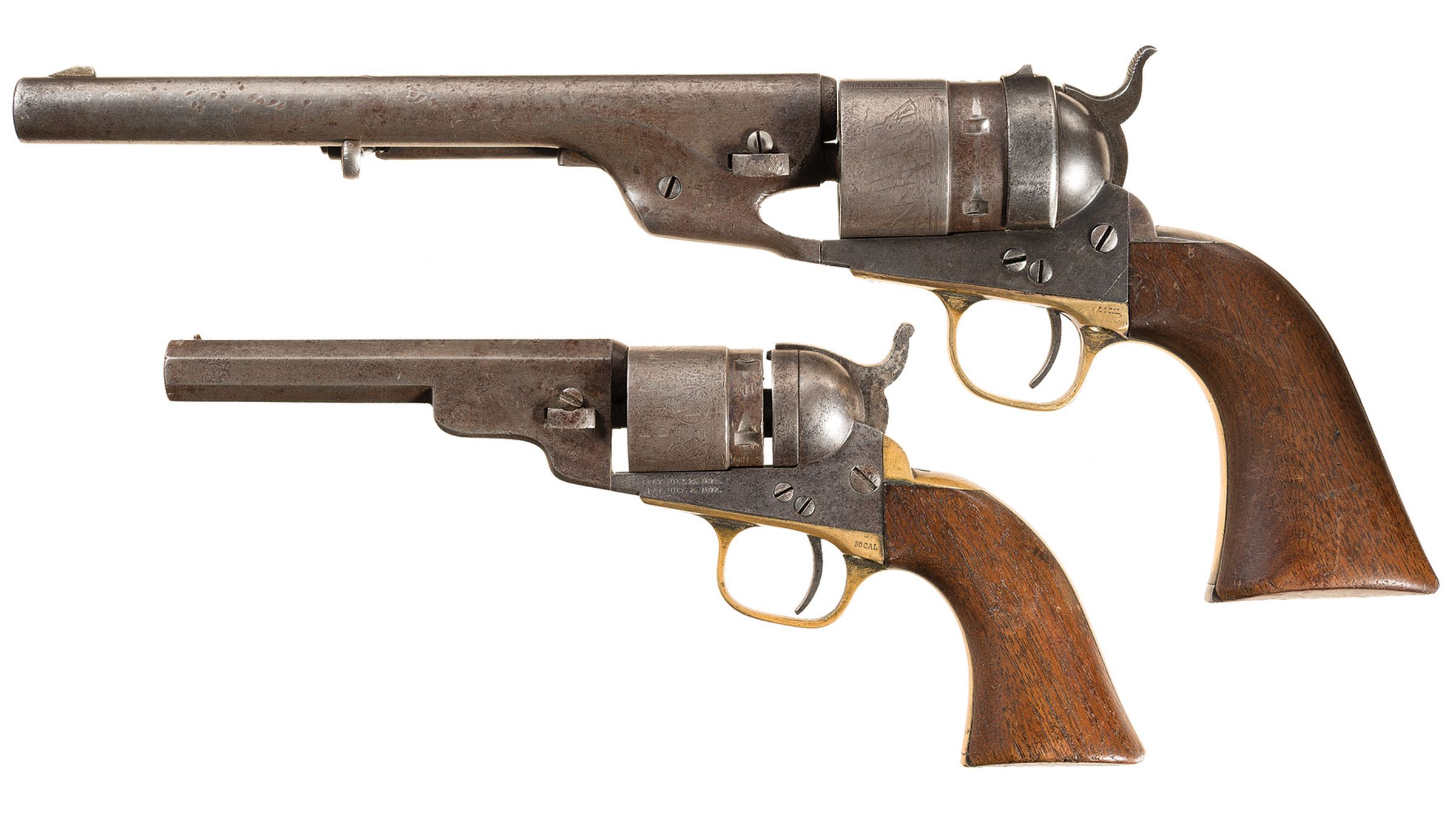 Two Antique Colt Metallic Cartridge Conversion Revolvers | Rock Island ...