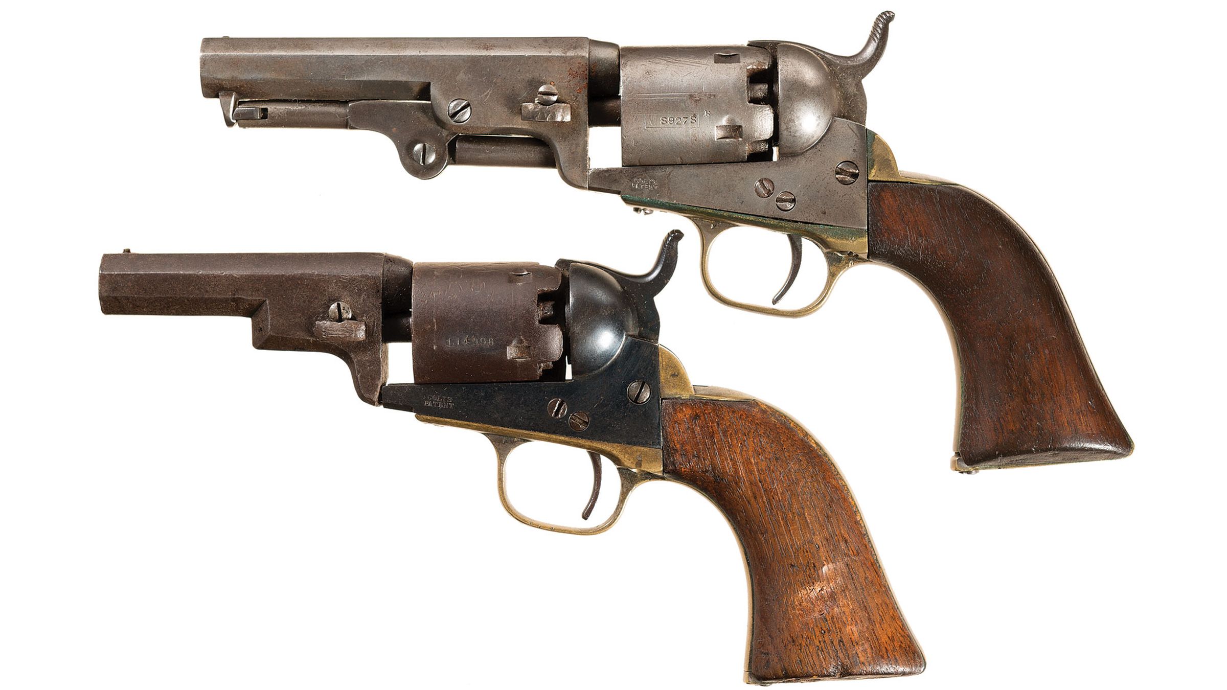 Two Colt Model 1859 Pocket Percussion Revolvers | Rock Island Auction