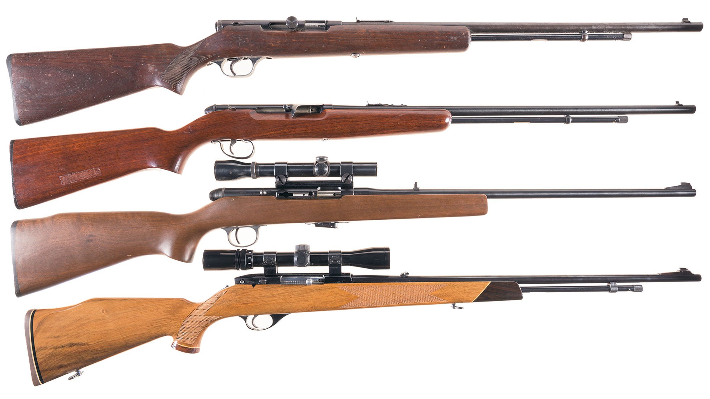 Four Semi-Automatic Rimfire Rifles | Rock Island Auction