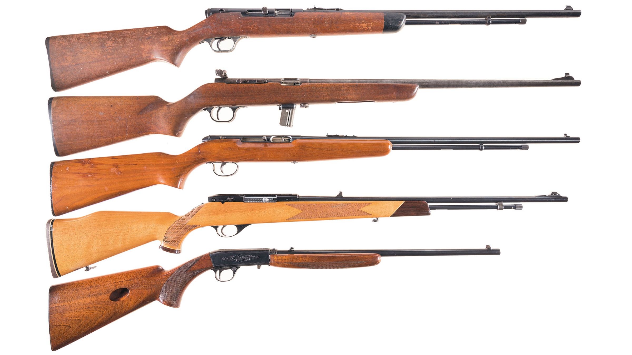 Five Semi-Automatic Rimfire Rifles | Rock Island Auction