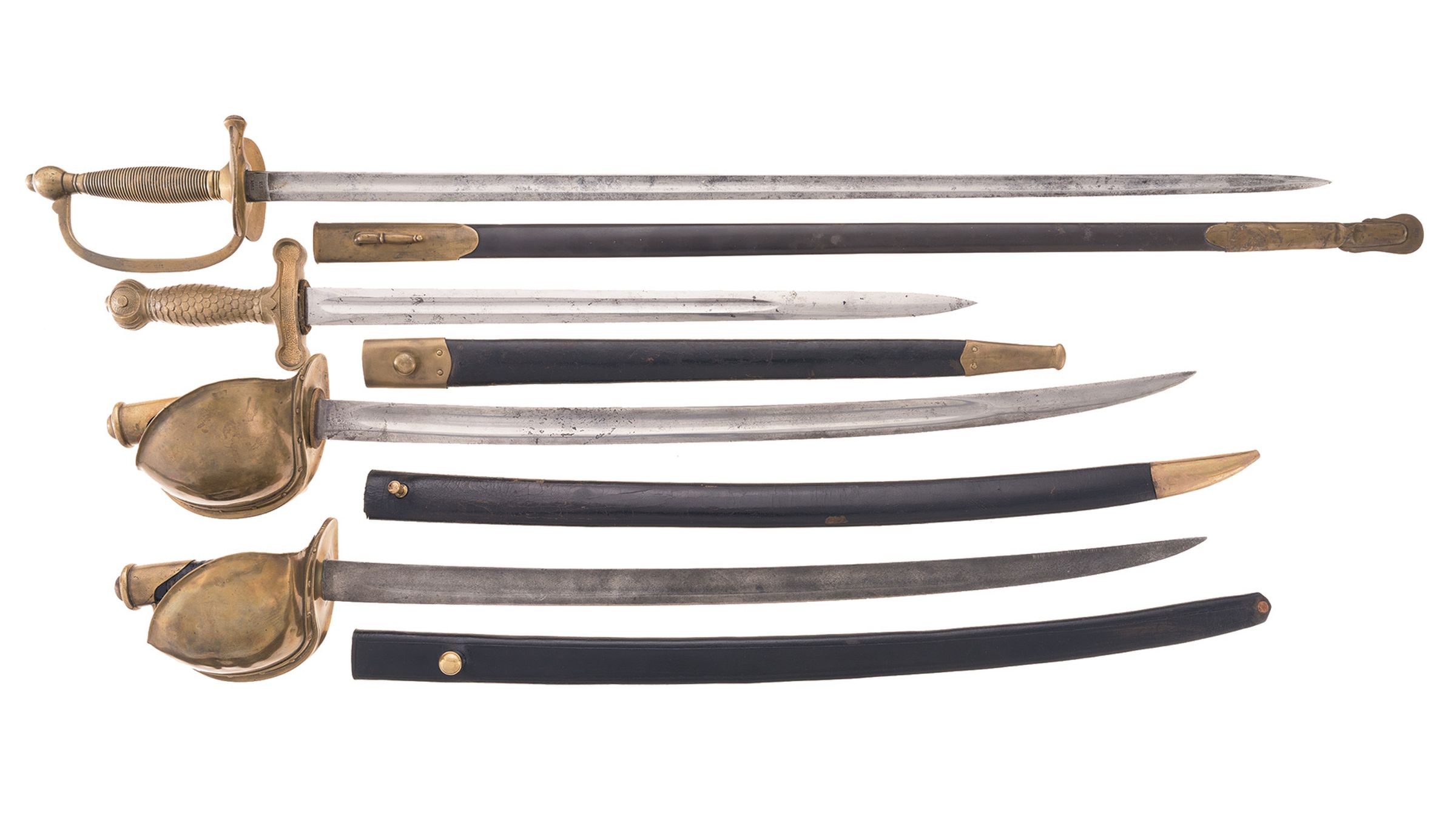 Four American Swords, Including Two Naval Cutlasses | Rock Island Auction