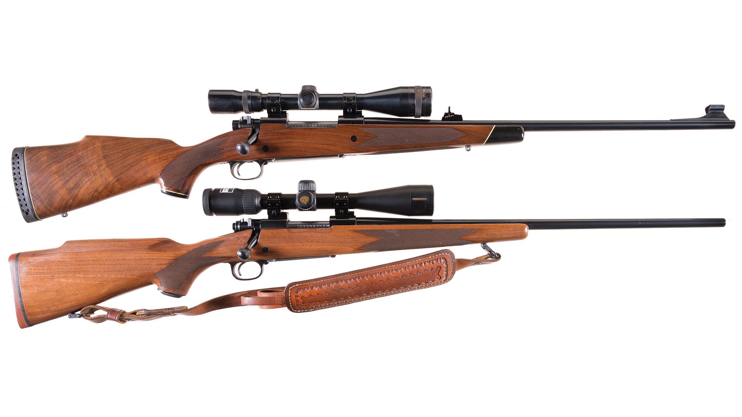 Two Winchester Model 70 Rifles | Rock Island Auction