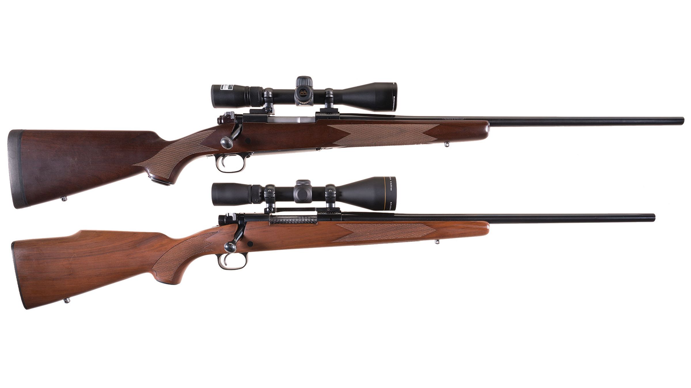 Two Winchester Model 70 Rifles | Rock Island Auction
