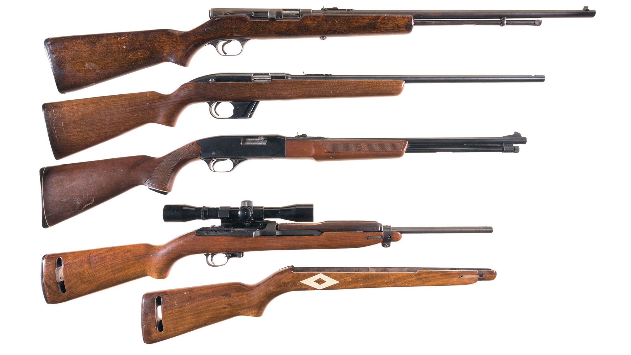 Four Semi-Automatic Rifles | Rock Island Auction