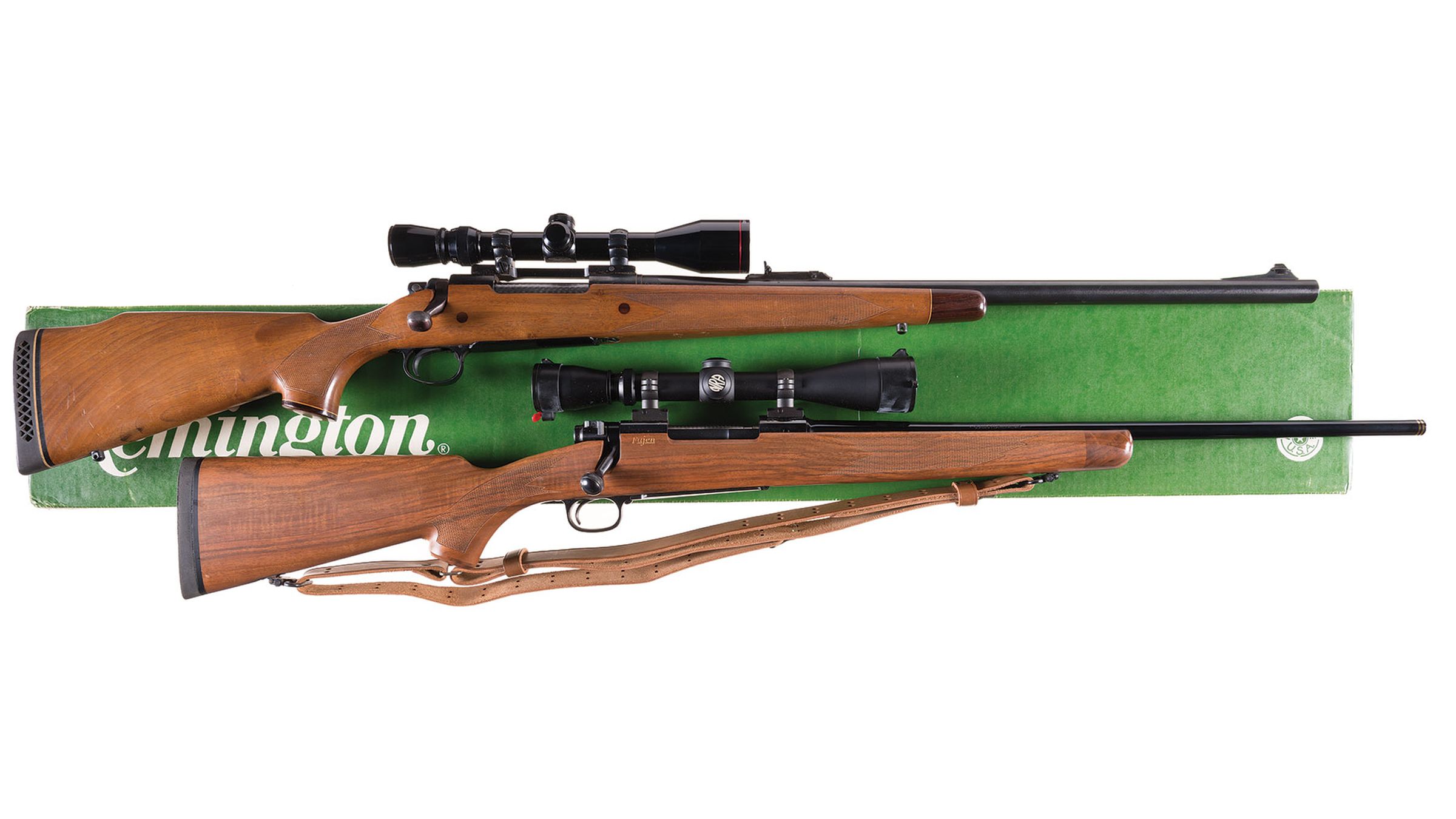 Two Bolt Action Rifles with Scopes | Rock Island Auction