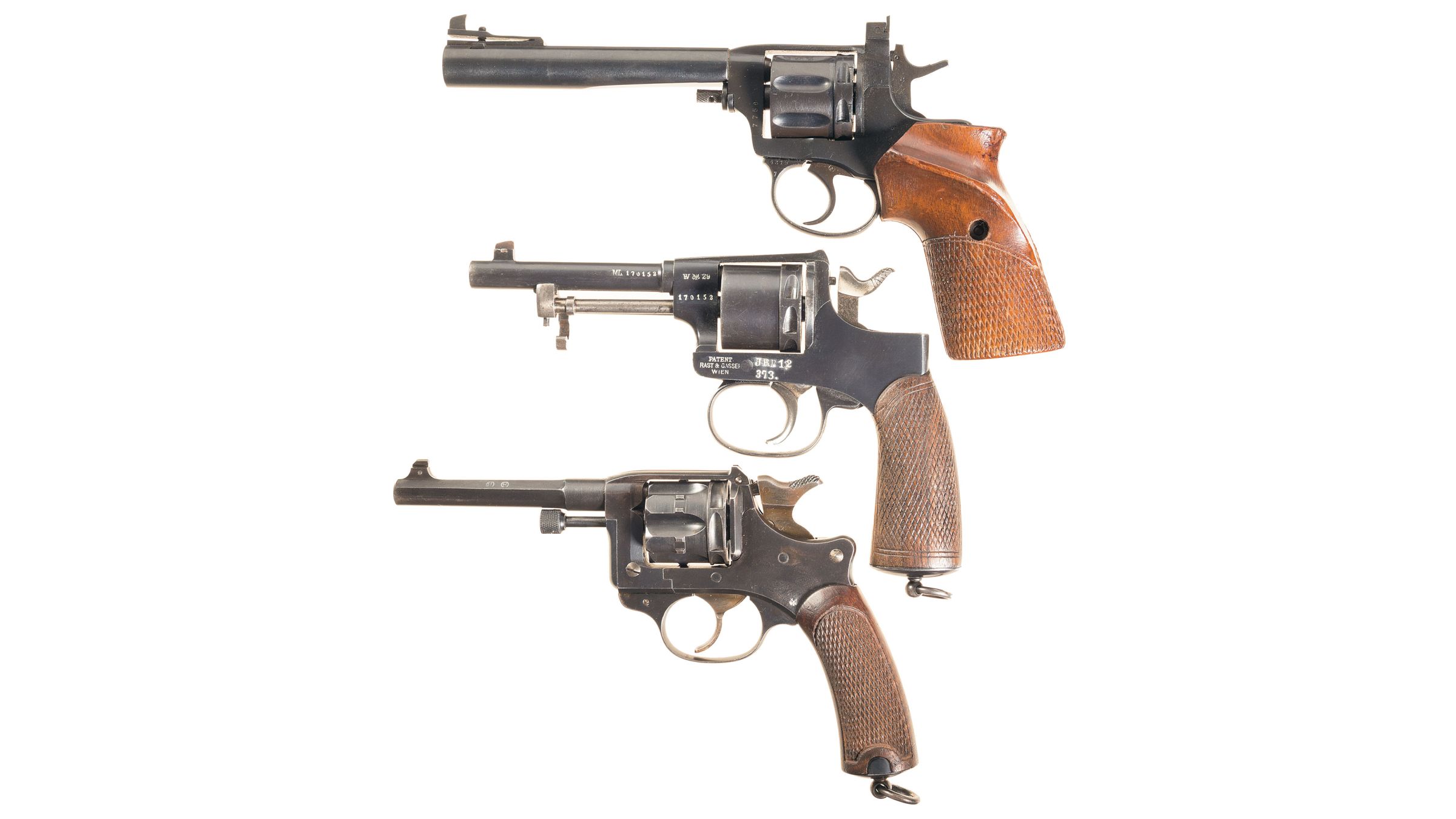 Three European Revolvers | Rock Island Auction
