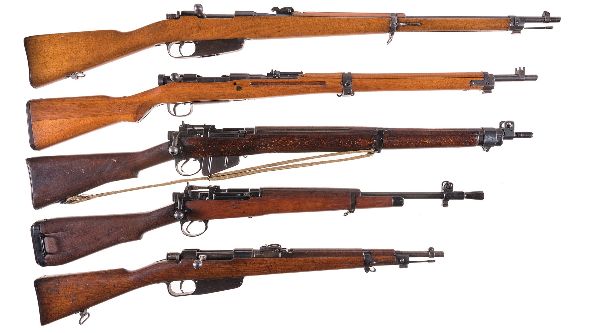 Five Military Bolt Action Rifles | Rock Island Auction