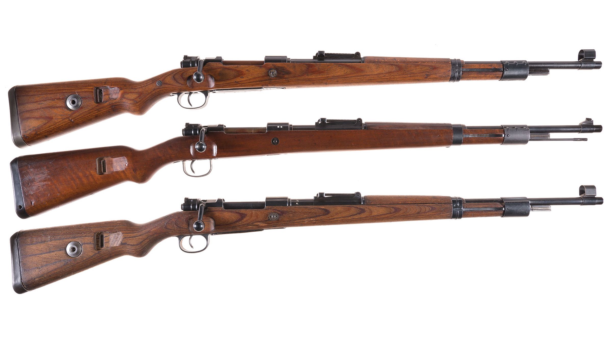 Three Mauser Model 98 Bolt Action Military Rifles | Rock Island Auction